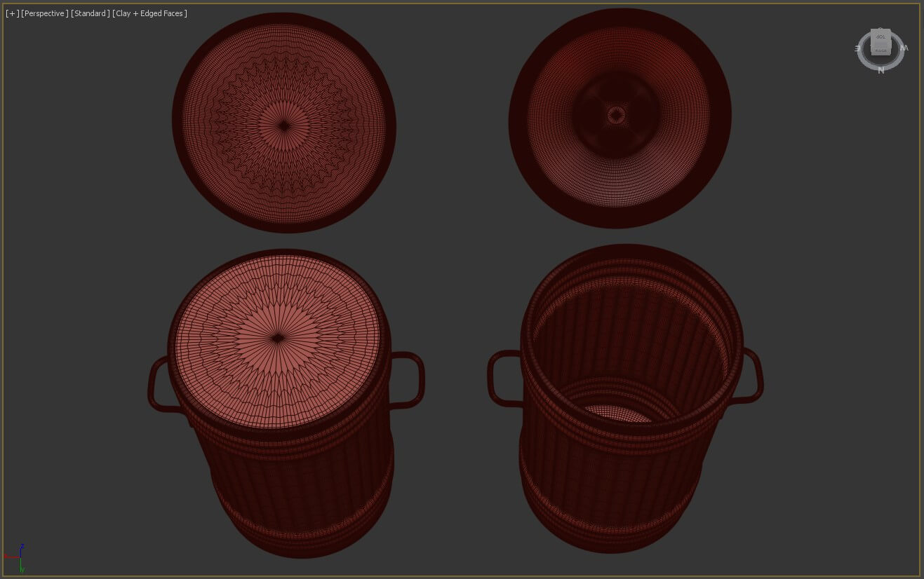 Classic Trash Bin Printable - 3D Model by bayazoff