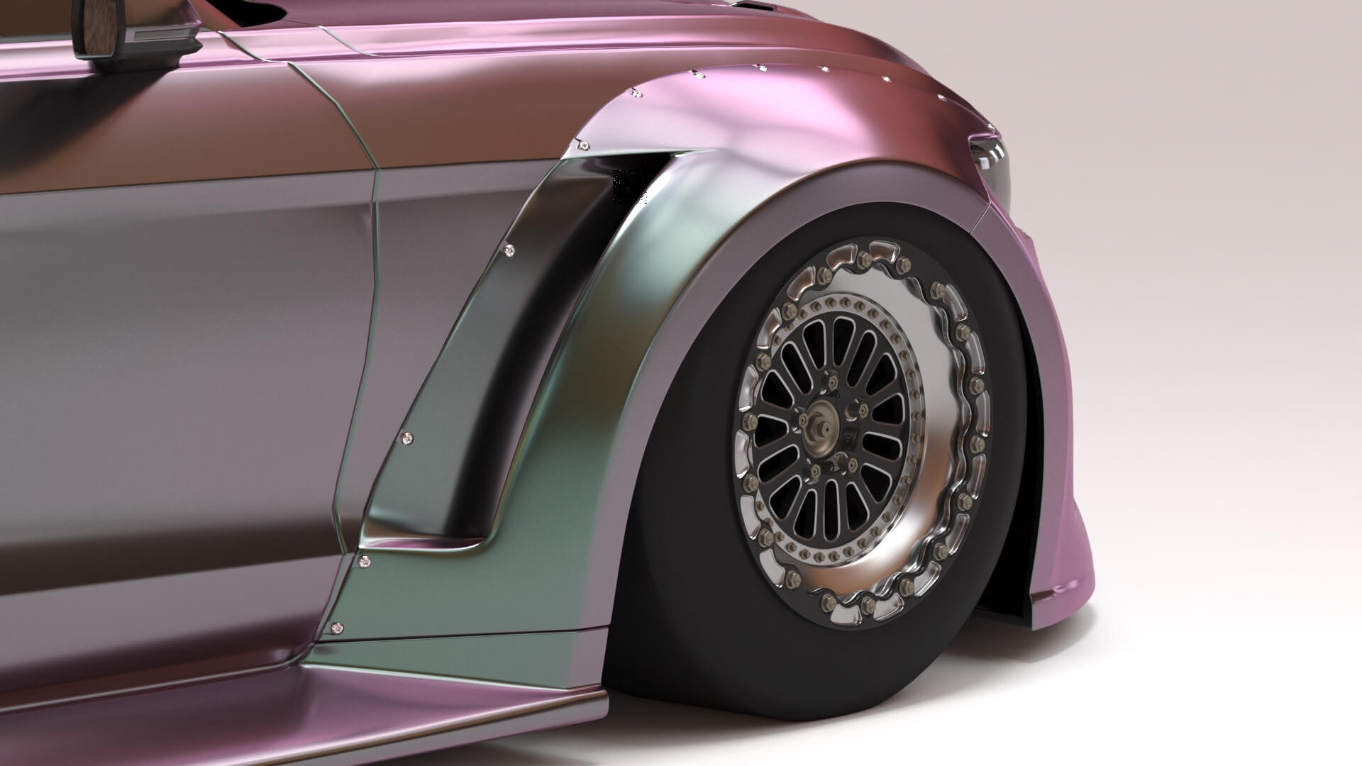 Clinched Flares 2015 Mustang Body Kit - 3D Model by bayazoff