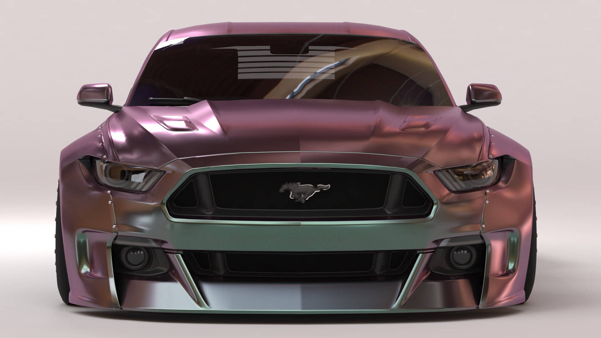 Clinched Flares 2015 Mustang Body Kit - 3D Model by bayazoff