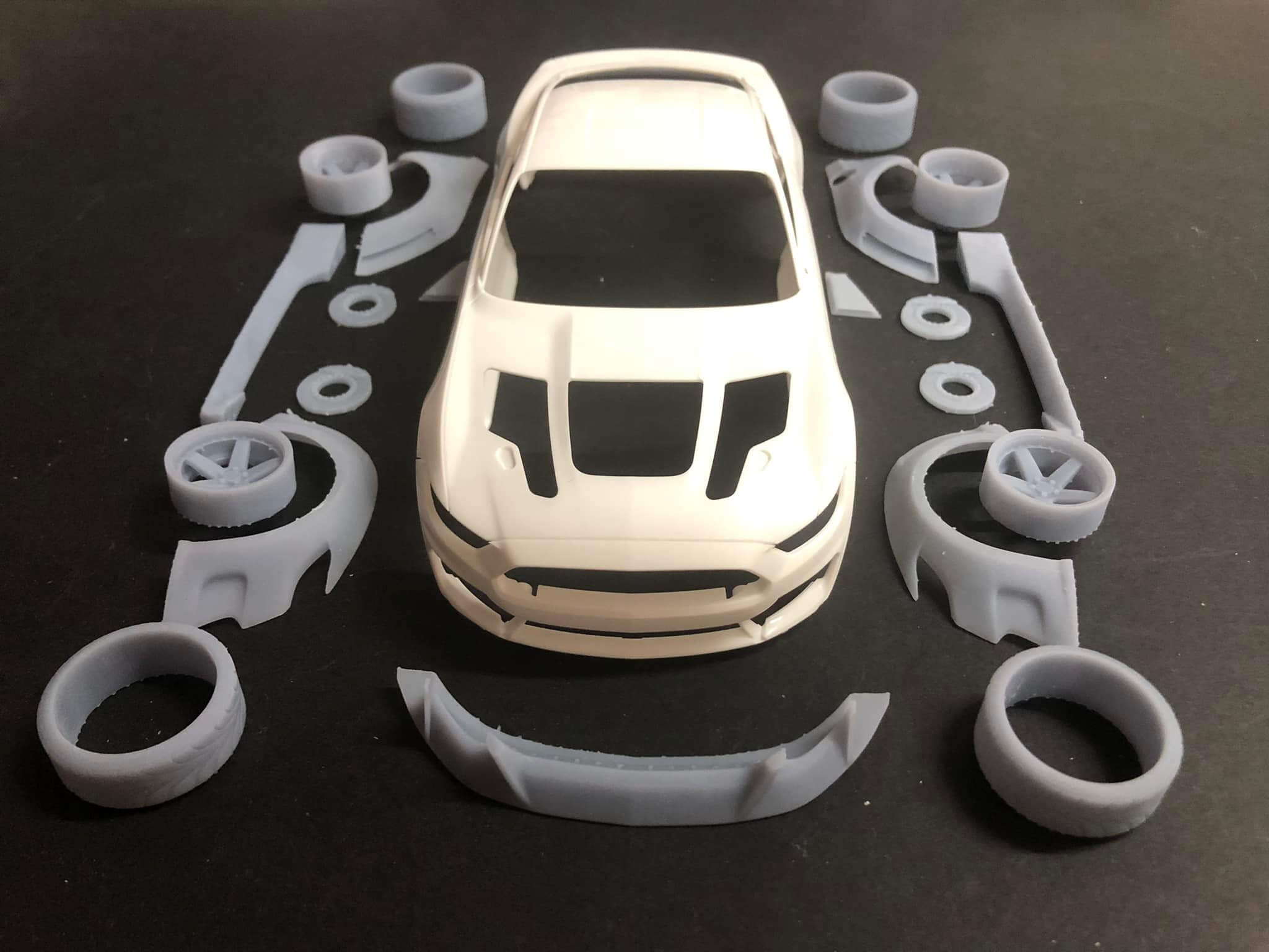 Clinched Flares 2015 Mustang Body Kit - 3D Model by bayazoff