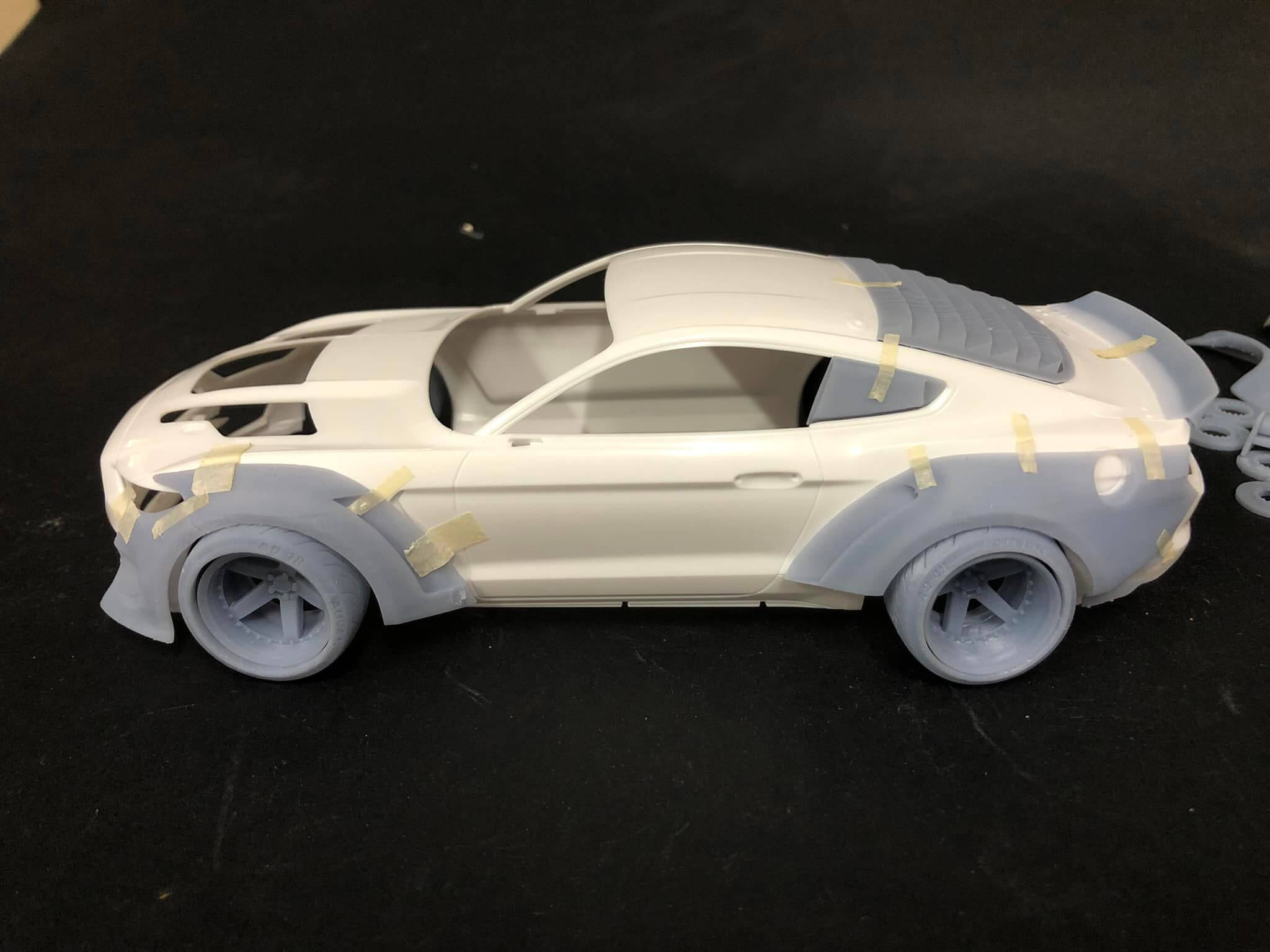 Clinched Flares 2015 Mustang Body Kit - 3D Model by bayazoff