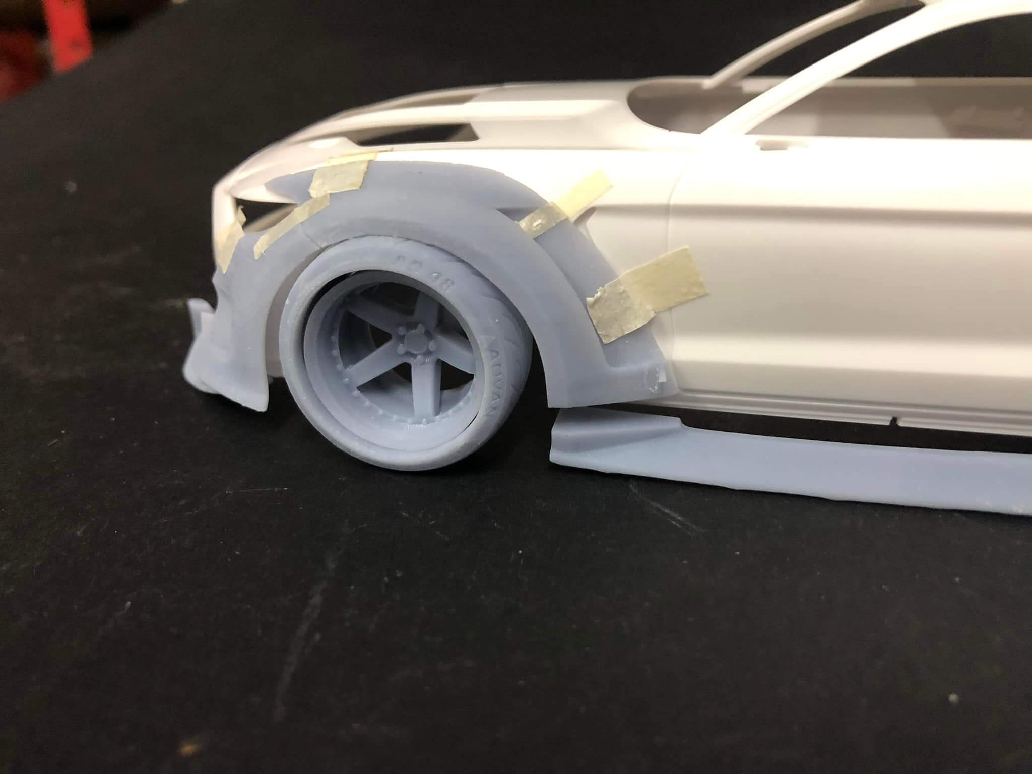 Clinched Flares 2015 Mustang Body Kit - 3D Model by bayazoff