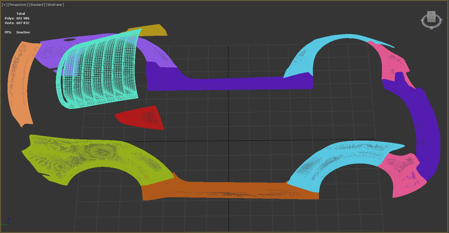 Clinched Flares 2015 Mustang Body Kit - 3D Model by bayazoff