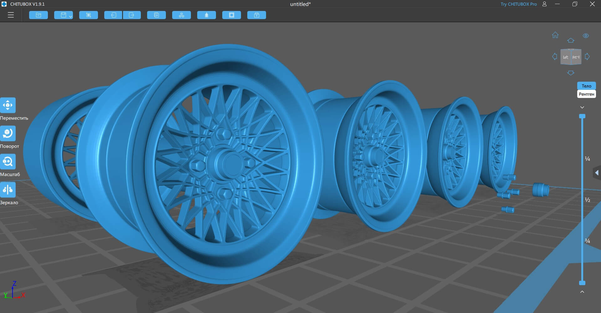 Compomotive Cx Rim Printable - 3D Model by bayazoff