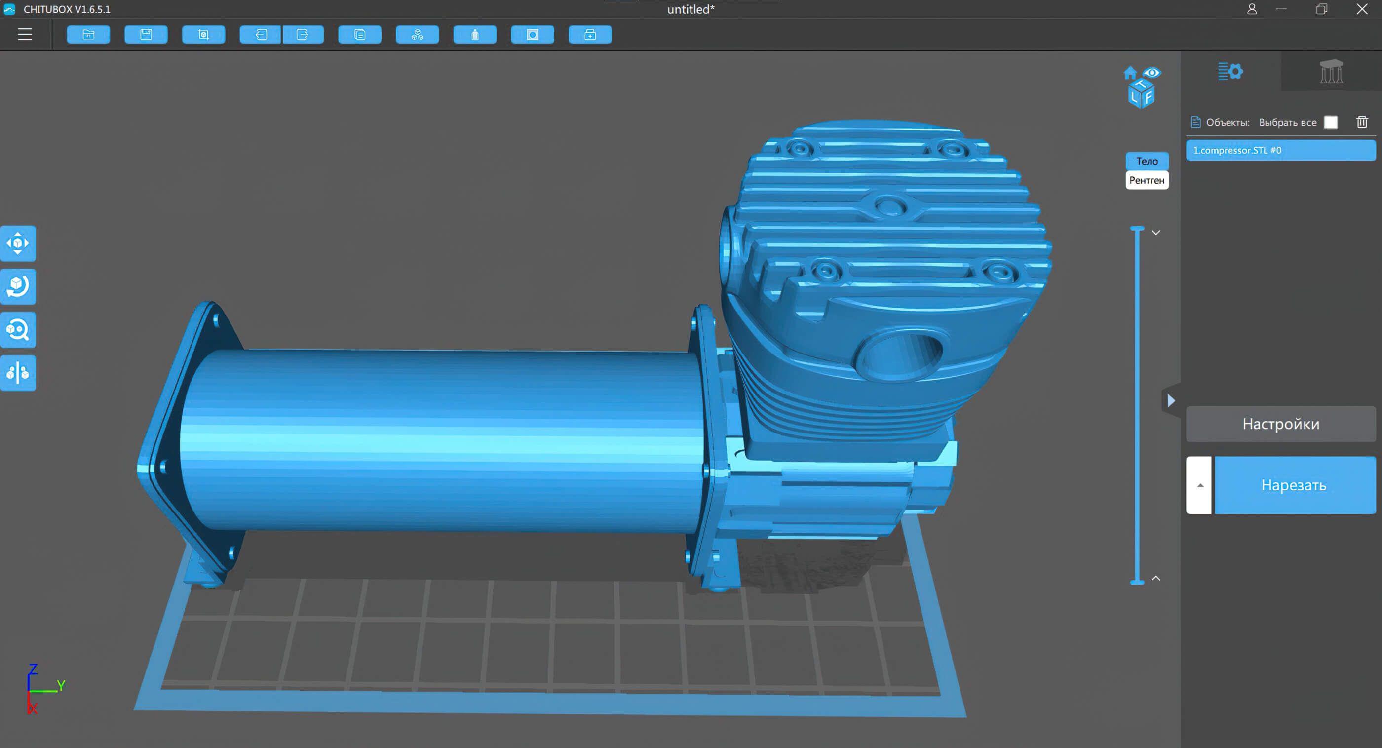 Compressor Printable Plus Air Tank - 3D Model by bayazoff