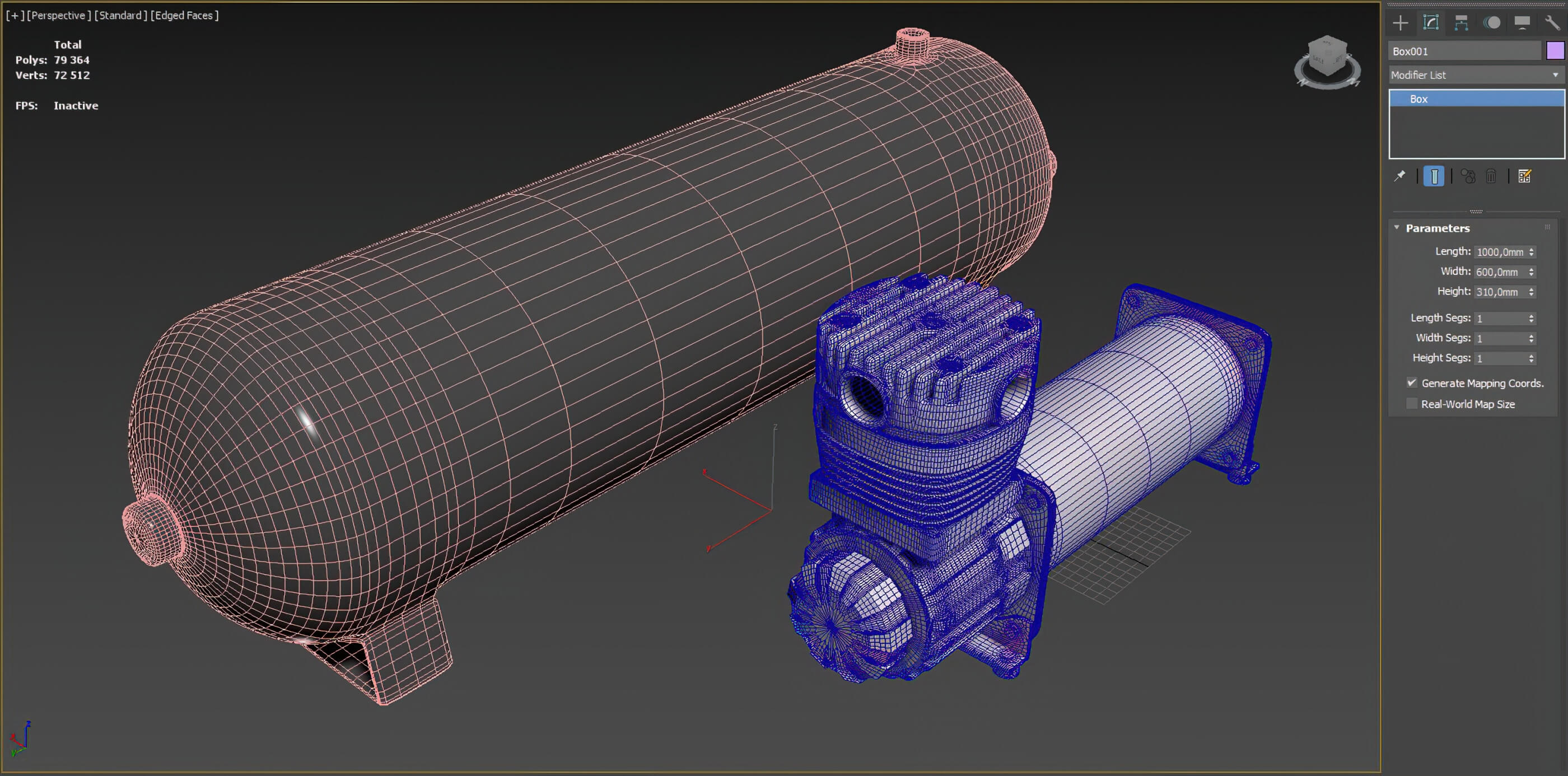 Compressor Printable Plus Air Tank - 3D Model by bayazoff