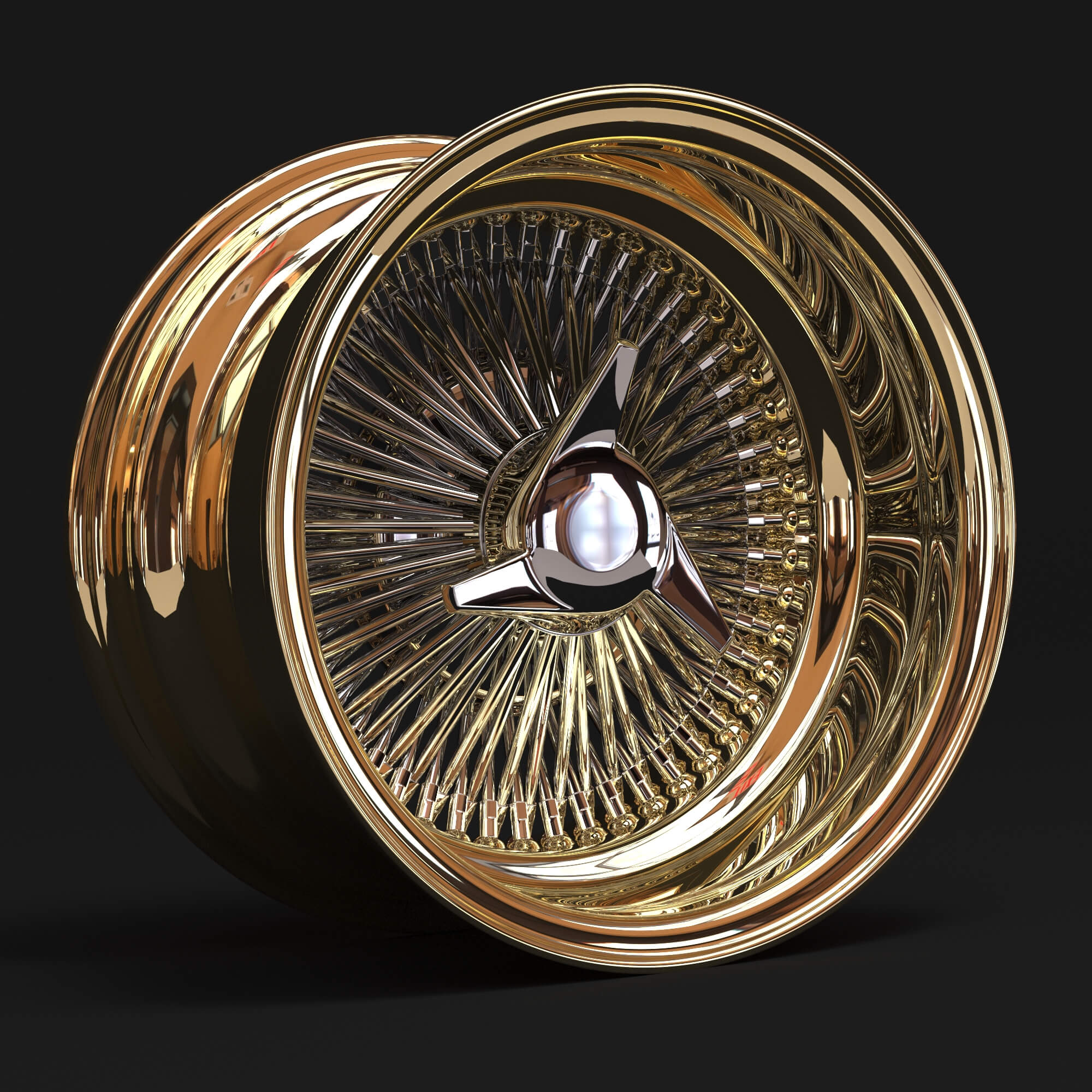 Dayton 13X7 Wire Wheel - 3D Print Model by bayazoff