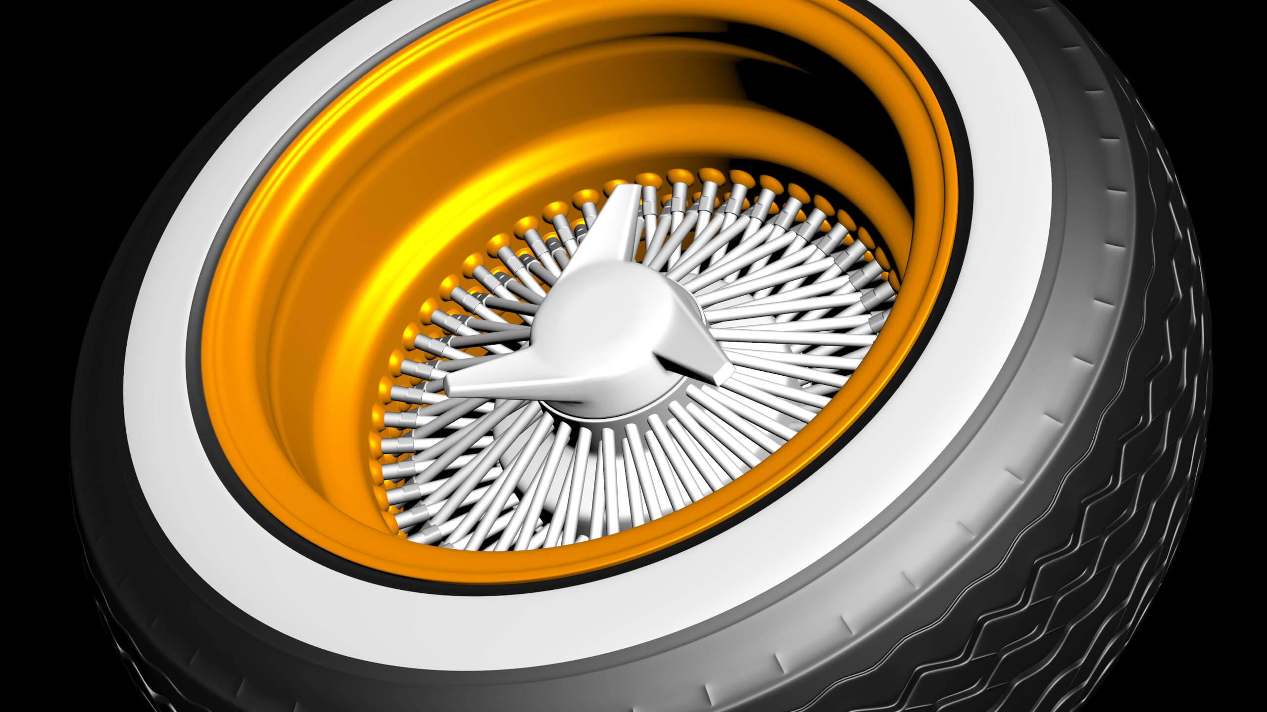 Dayton 13X7 Wire Wheel - 3D Model by bayazoff