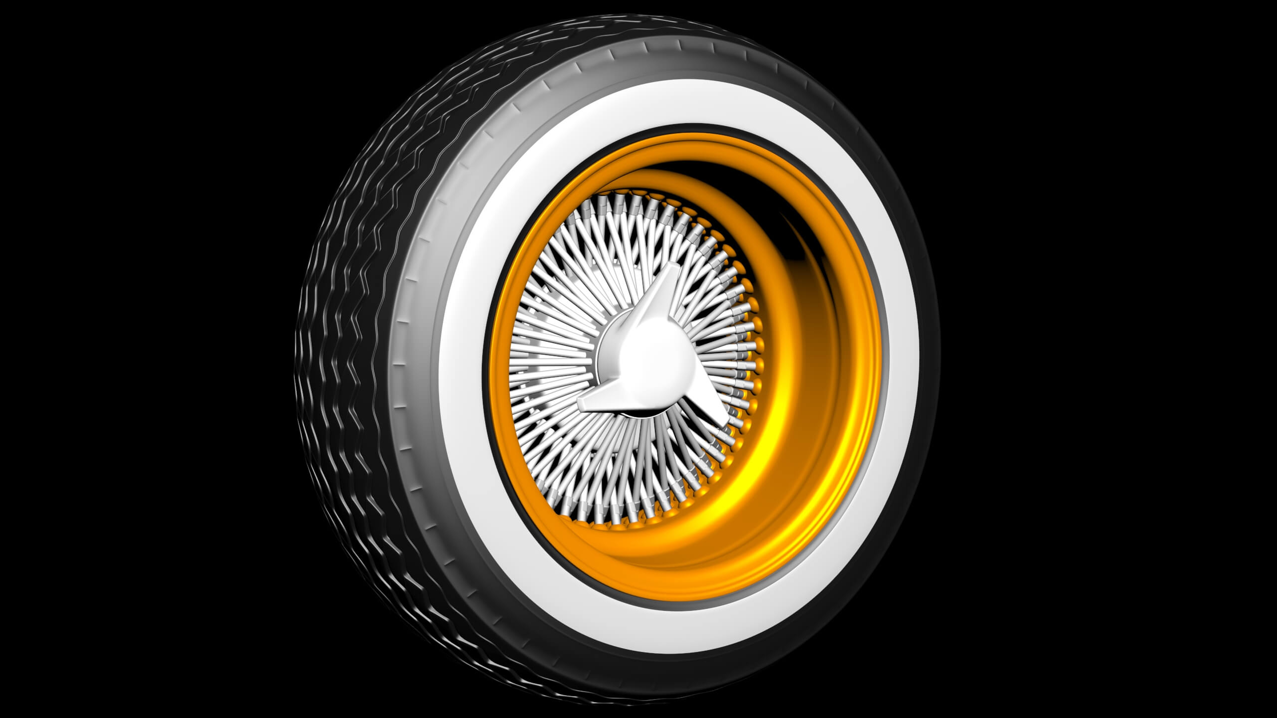 Dayton 13X7 Wire Wheel - 3D Model by bayazoff