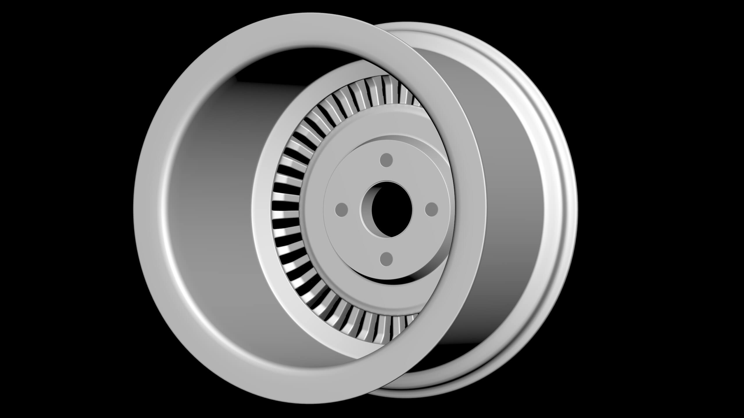 DeLorean Rim - 3D Print Model by bayazoff