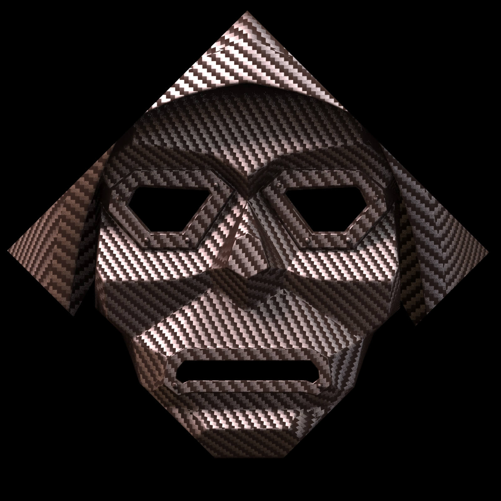 Doom Mask 02 - 3D Model by bayazoff