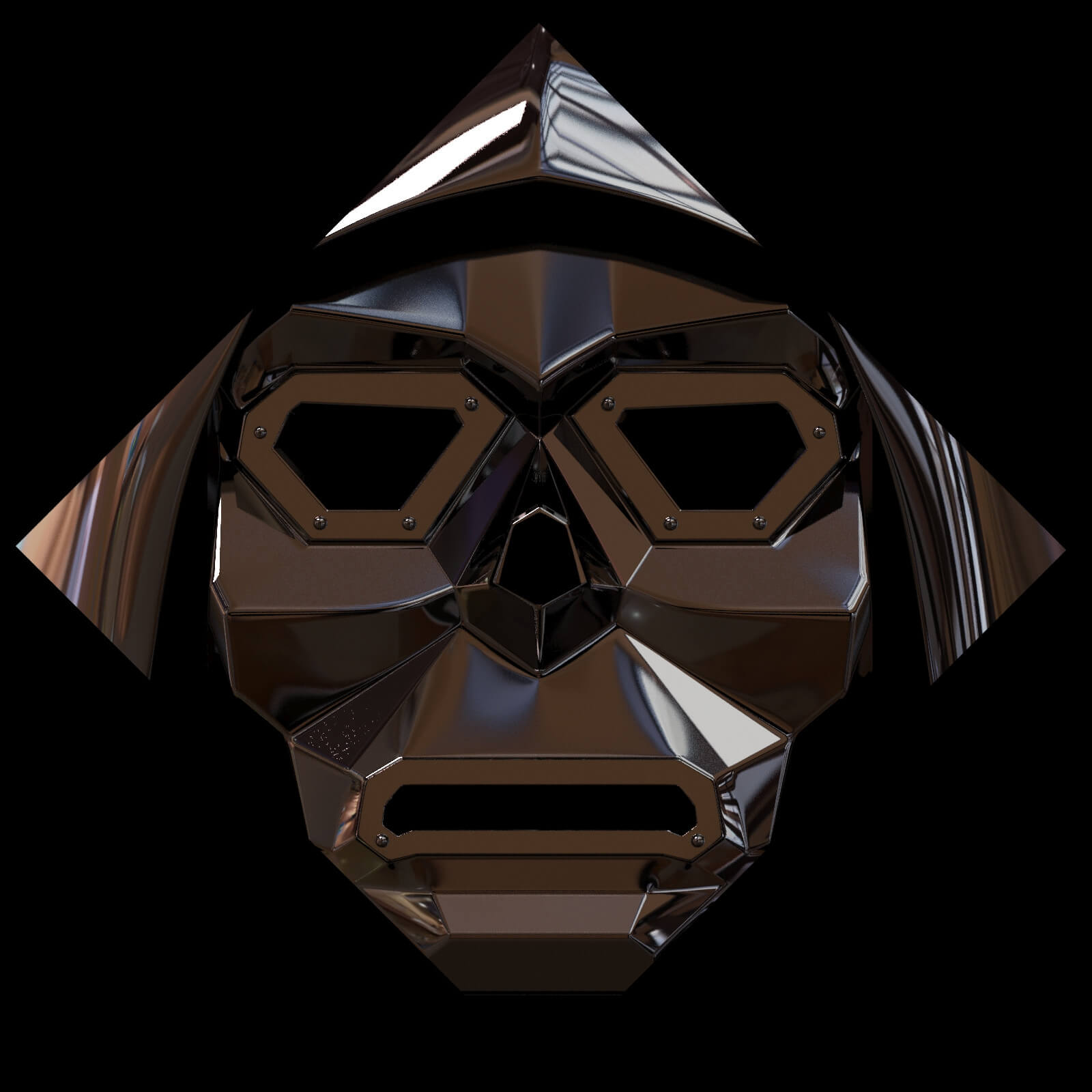 Doom Mask 02 - 3D Model by bayazoff