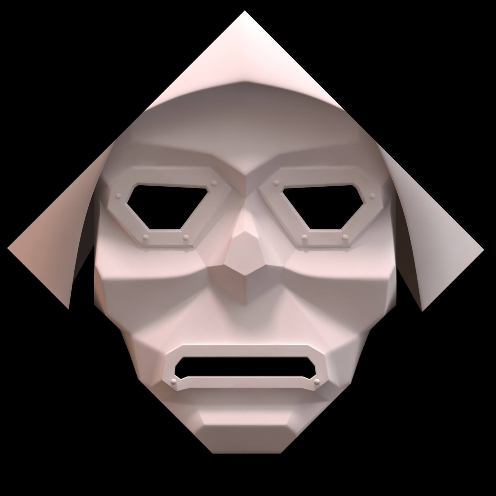 Doom Mask 02 - 3D Model by bayazoff