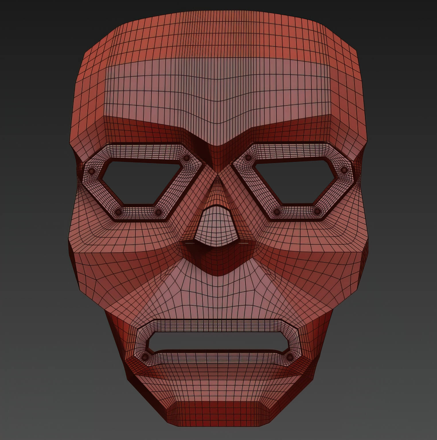 Doom Mask 02 - 3D Model by bayazoff