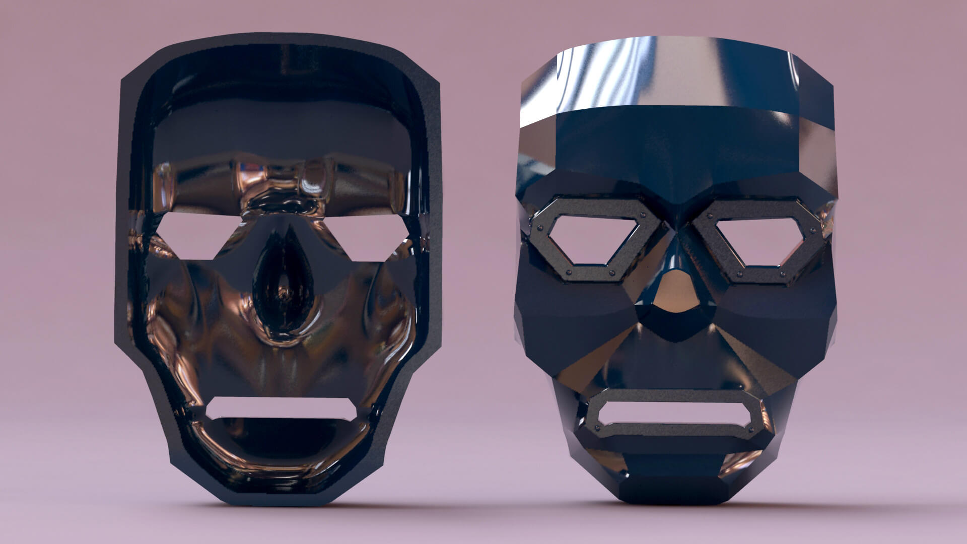 Doom Mask 02 - 3D Model by bayazoff