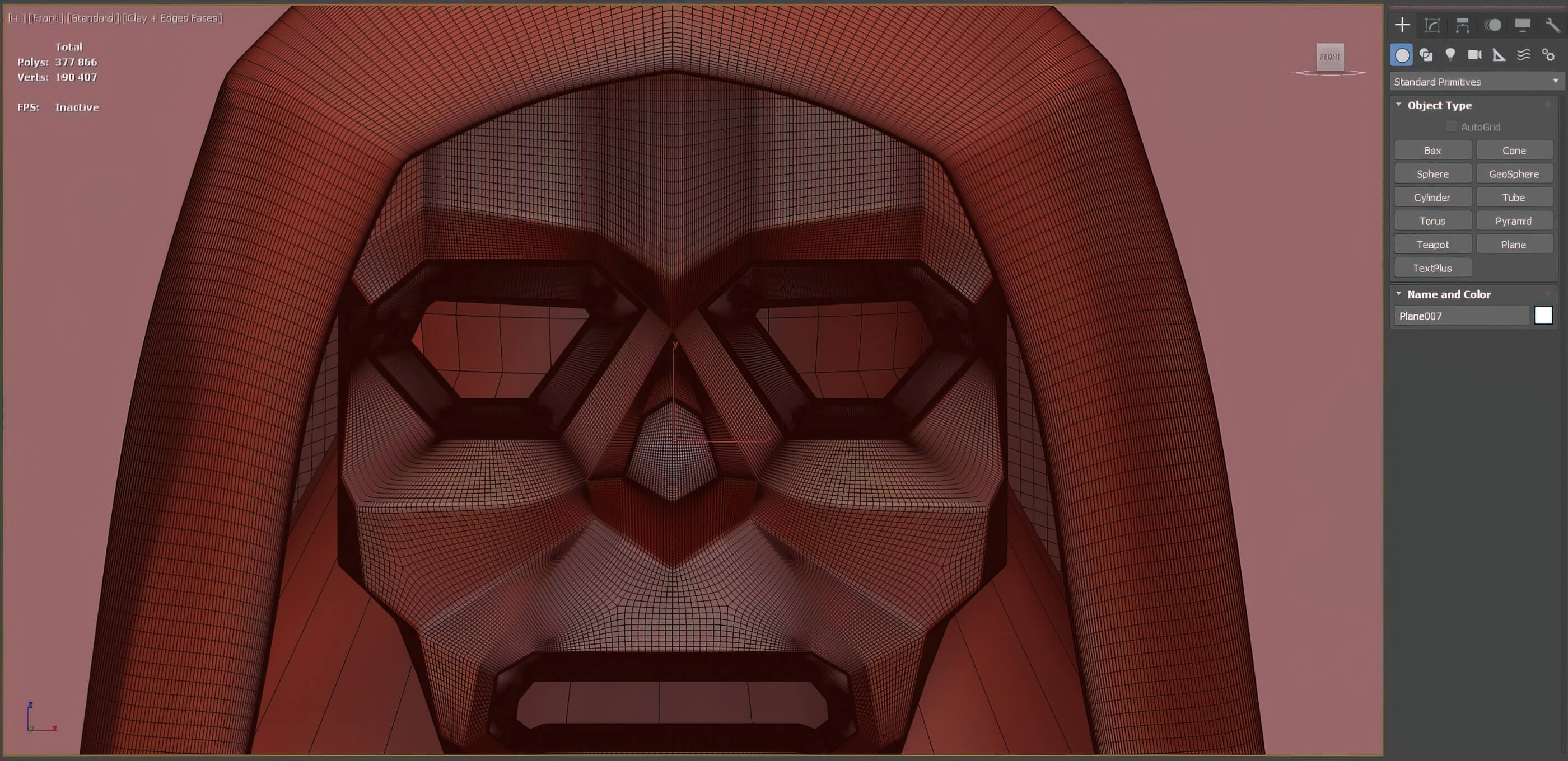 Doom Mask 02 - 3D Model by bayazoff