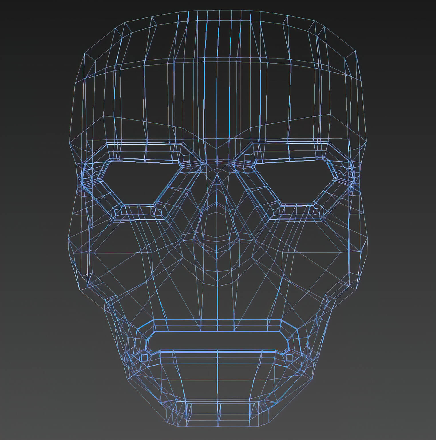 Doom Mask 02 - 3D Model by bayazoff