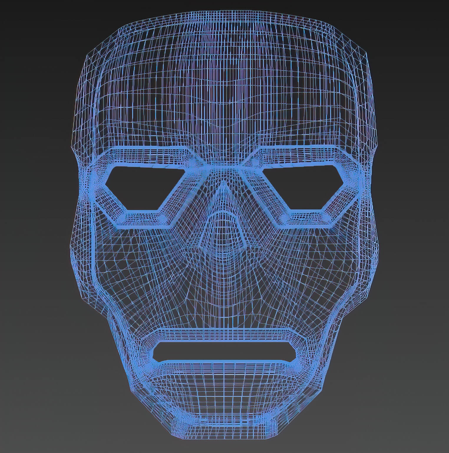 Doom Mask 02 - 3D Model by bayazoff