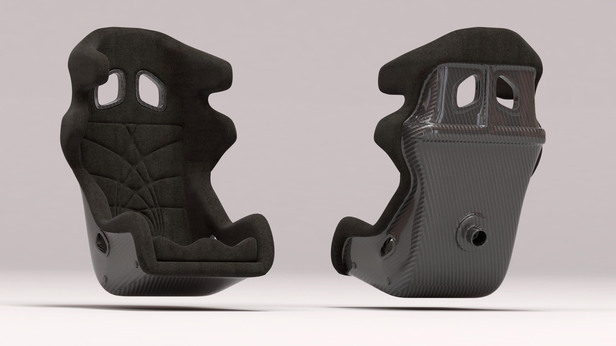 Drift Car Interior Kit 02 Hand Brakes Switches Seat - 3D Model by bayazoff