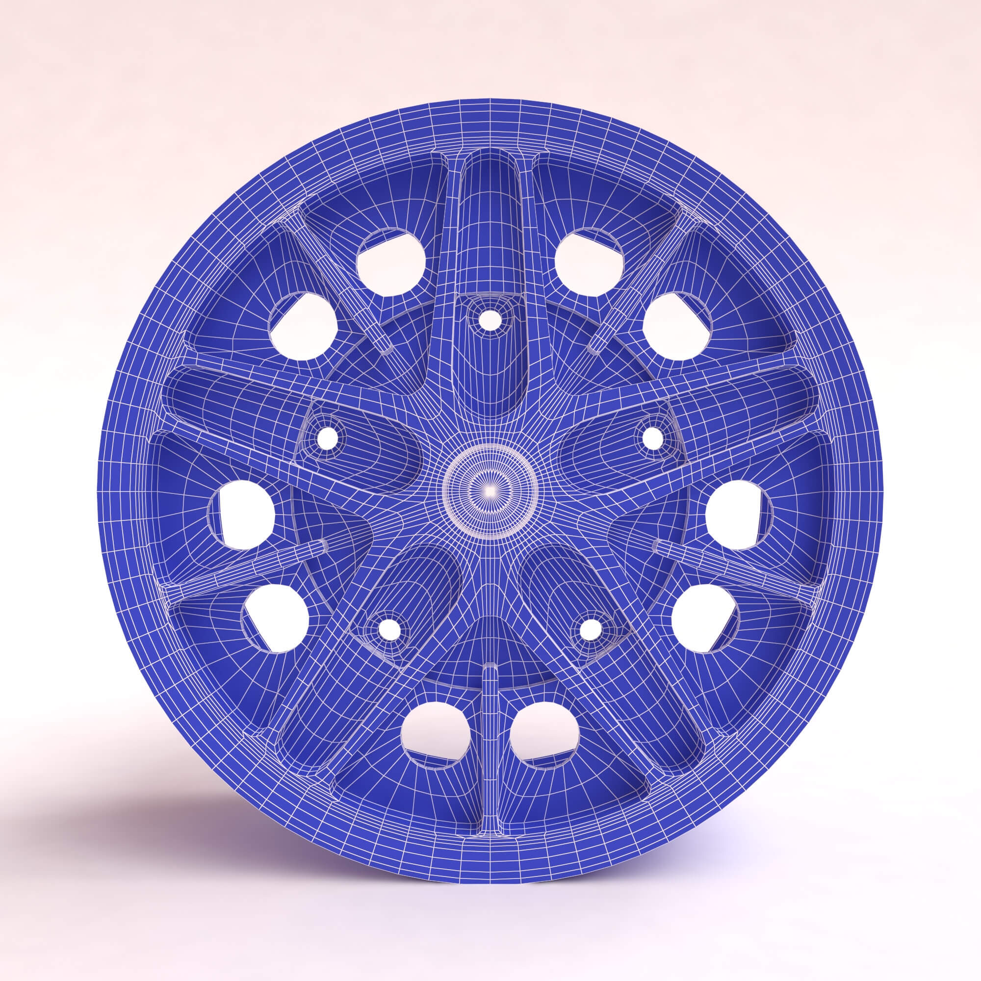 Empi Cosmic VW Rim Printable - 3D Model by bayazoff
