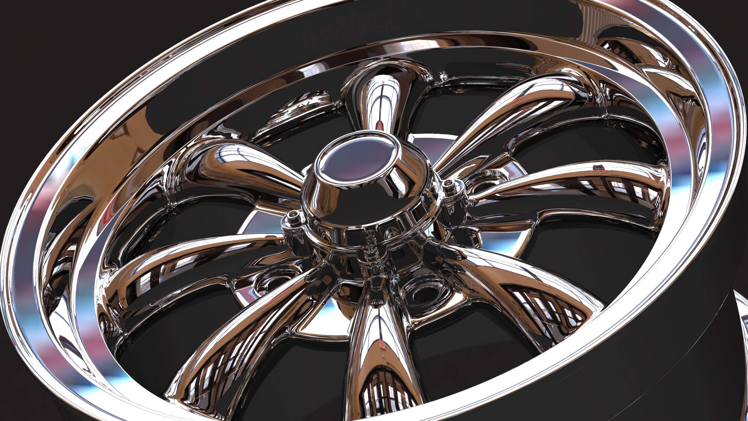 Empi GT 8 Spoke Rim - 3D Model by bayazoff