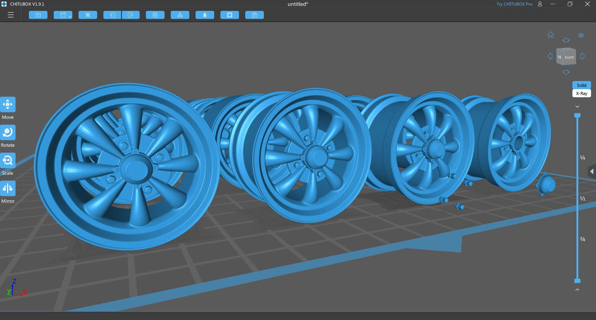 Empi GT 8 Spoke Rim - 3D Model by bayazoff
