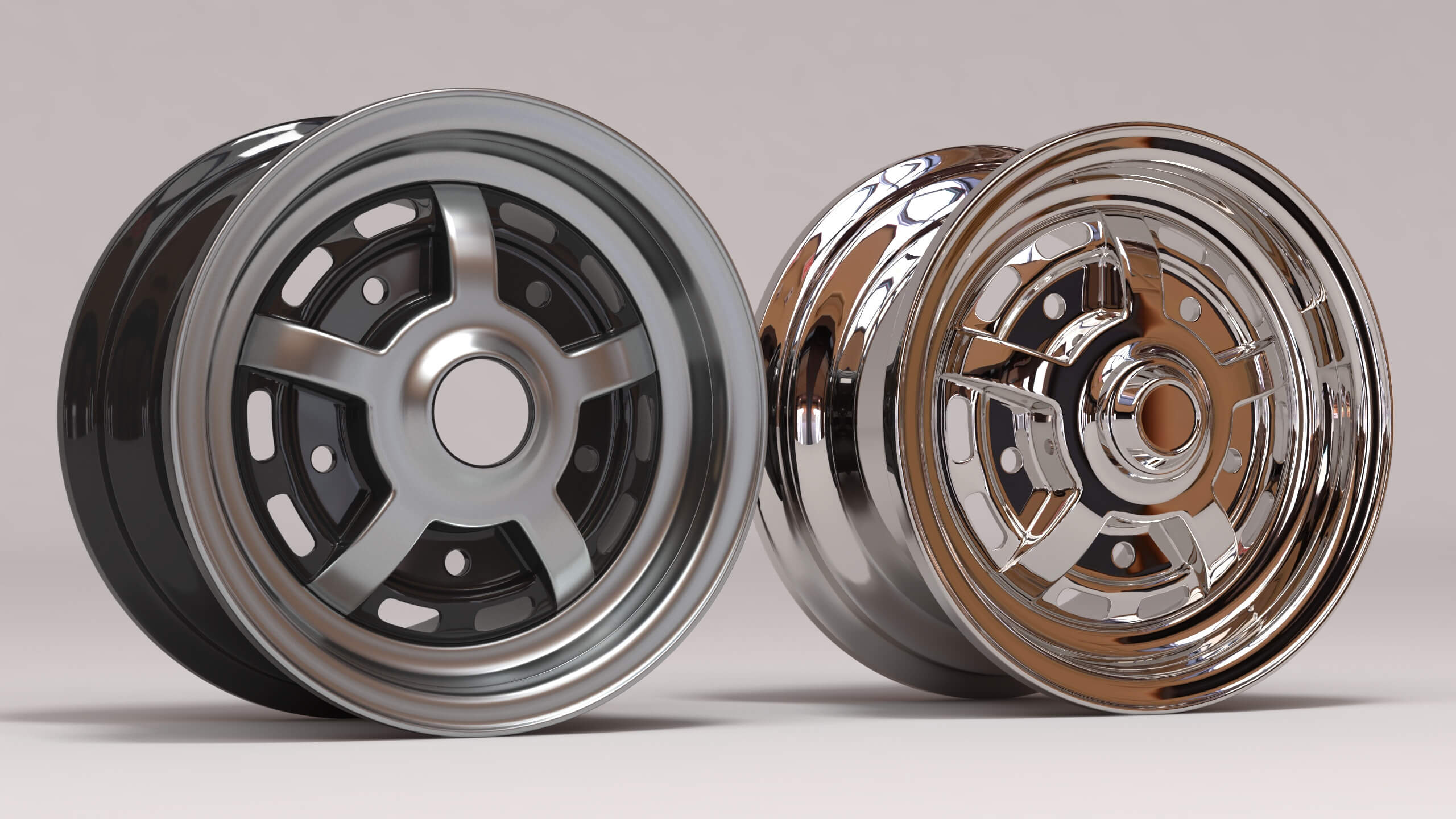Empi Sprint Star 5Spoke Rim - 3D Model by bayazoff