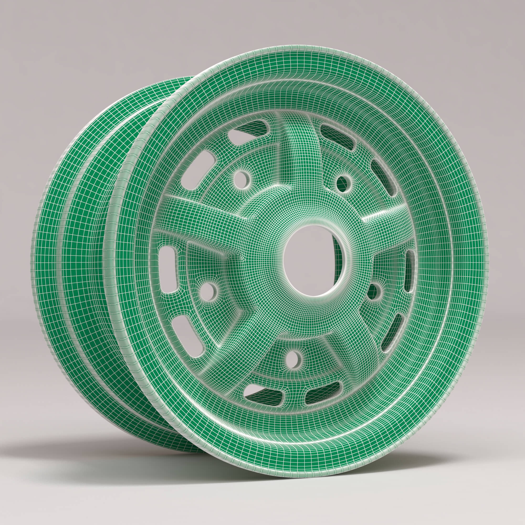 Empi Sprint Star 5Spoke Rim - 3D Model by bayazoff