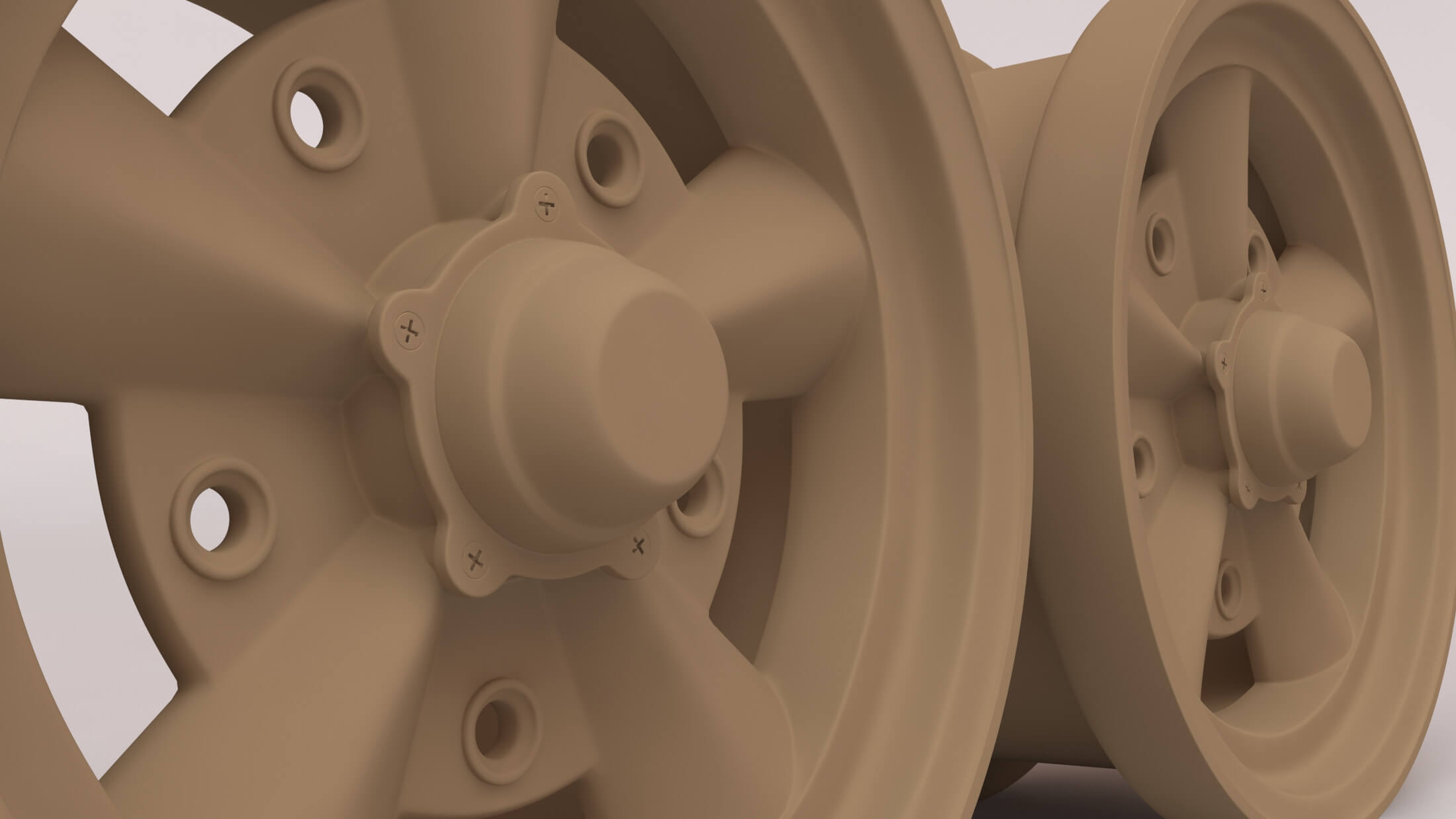 Enkei 5-Spoke Mag Printable Rim 3D Model by bayazoff