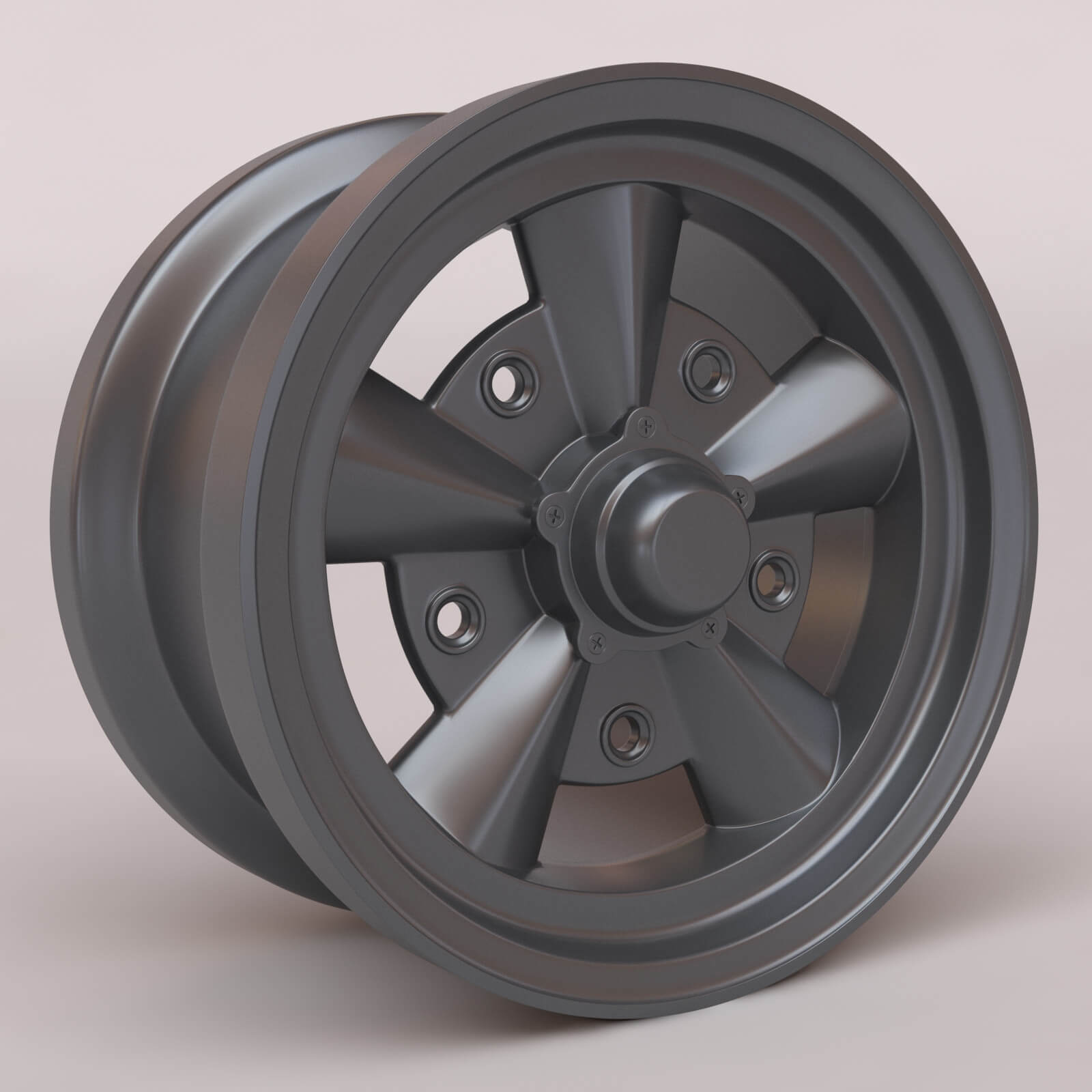Enkei 5-Spoke Mag Printable Rim 3D Model by bayazoff