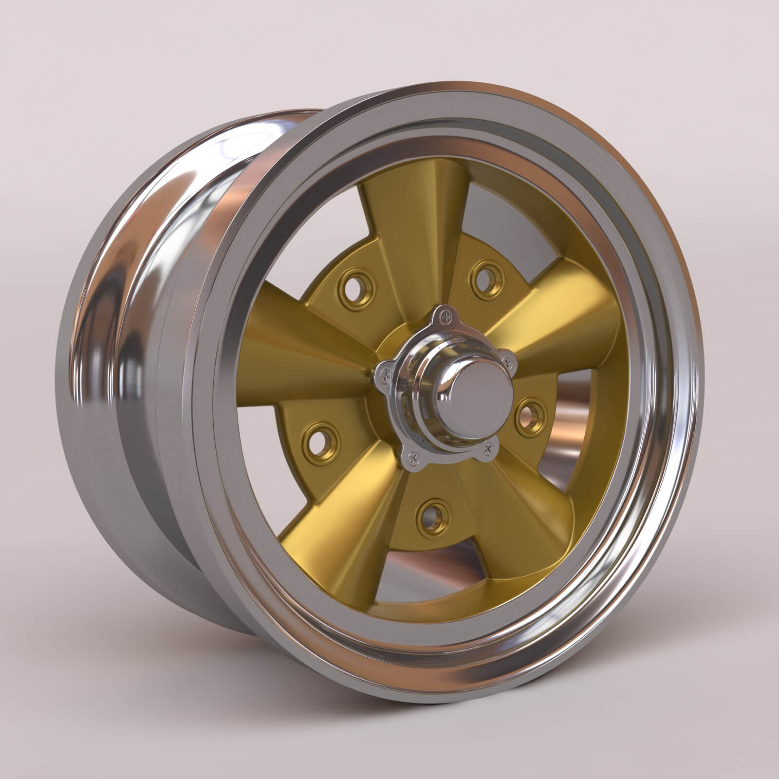 Enkei 5-Spoke Mag Printable Rim 3D Model by bayazoff