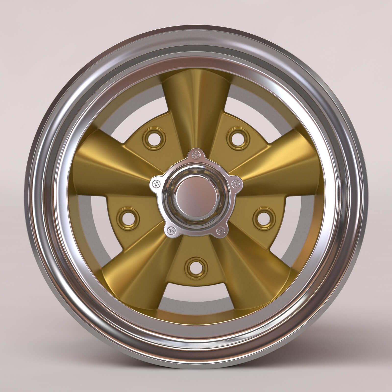 Enkei 5-Spoke Mag Printable Rim 3D Model by bayazoff