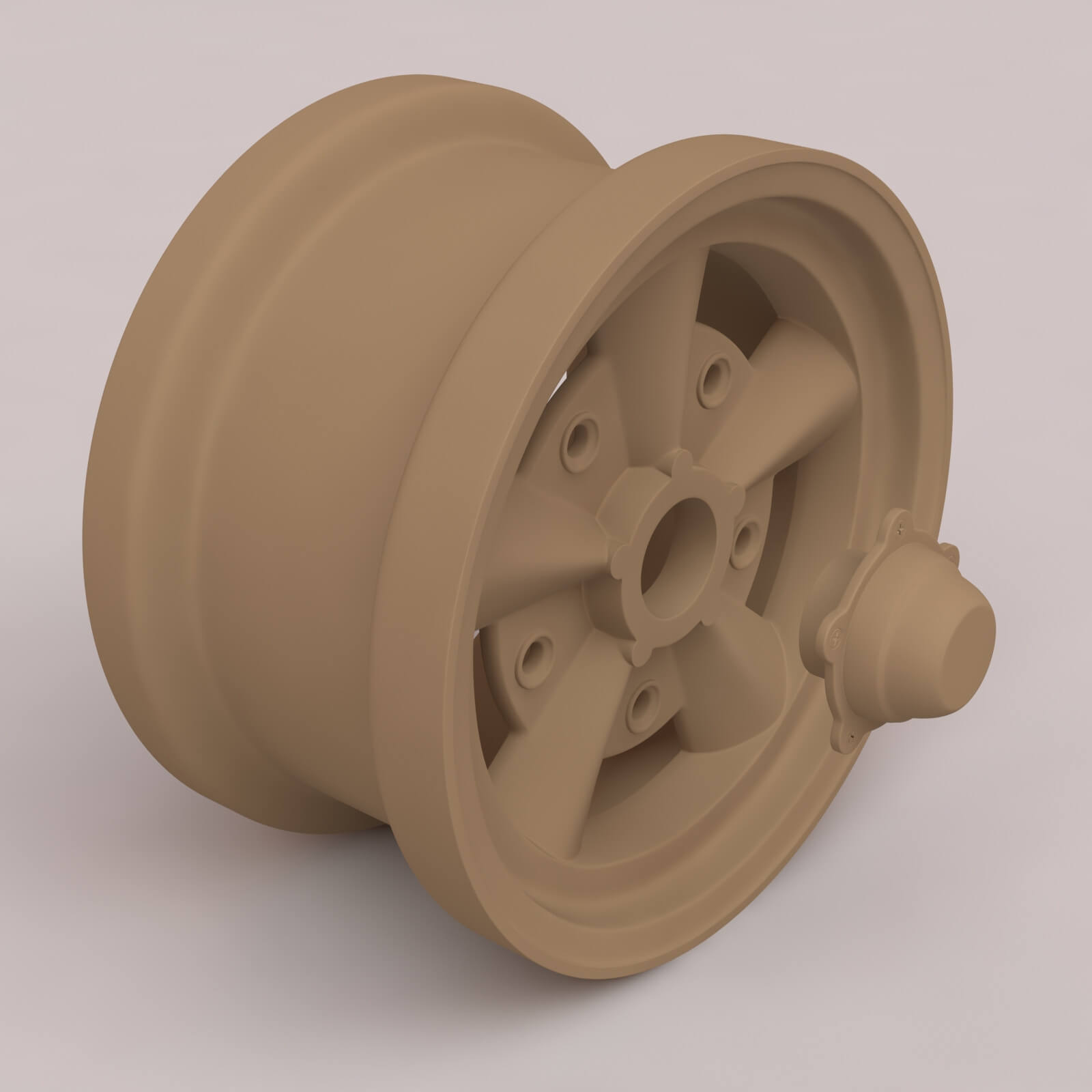 Enkei 5-Spoke Mag Printable Rim 3D Model by bayazoff