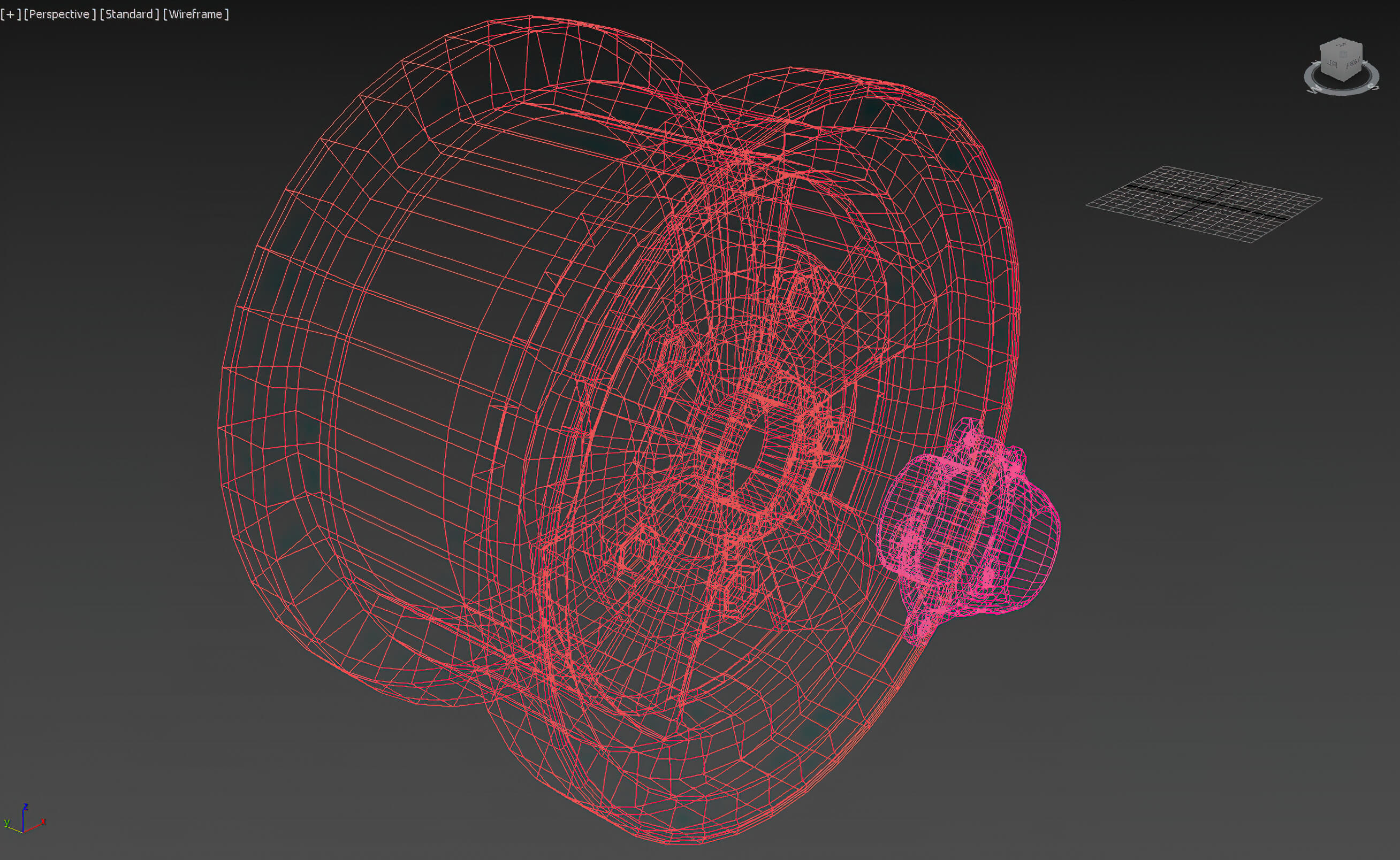 Enkei 5-Spoke Mag Printable Rim 3D Model by bayazoff