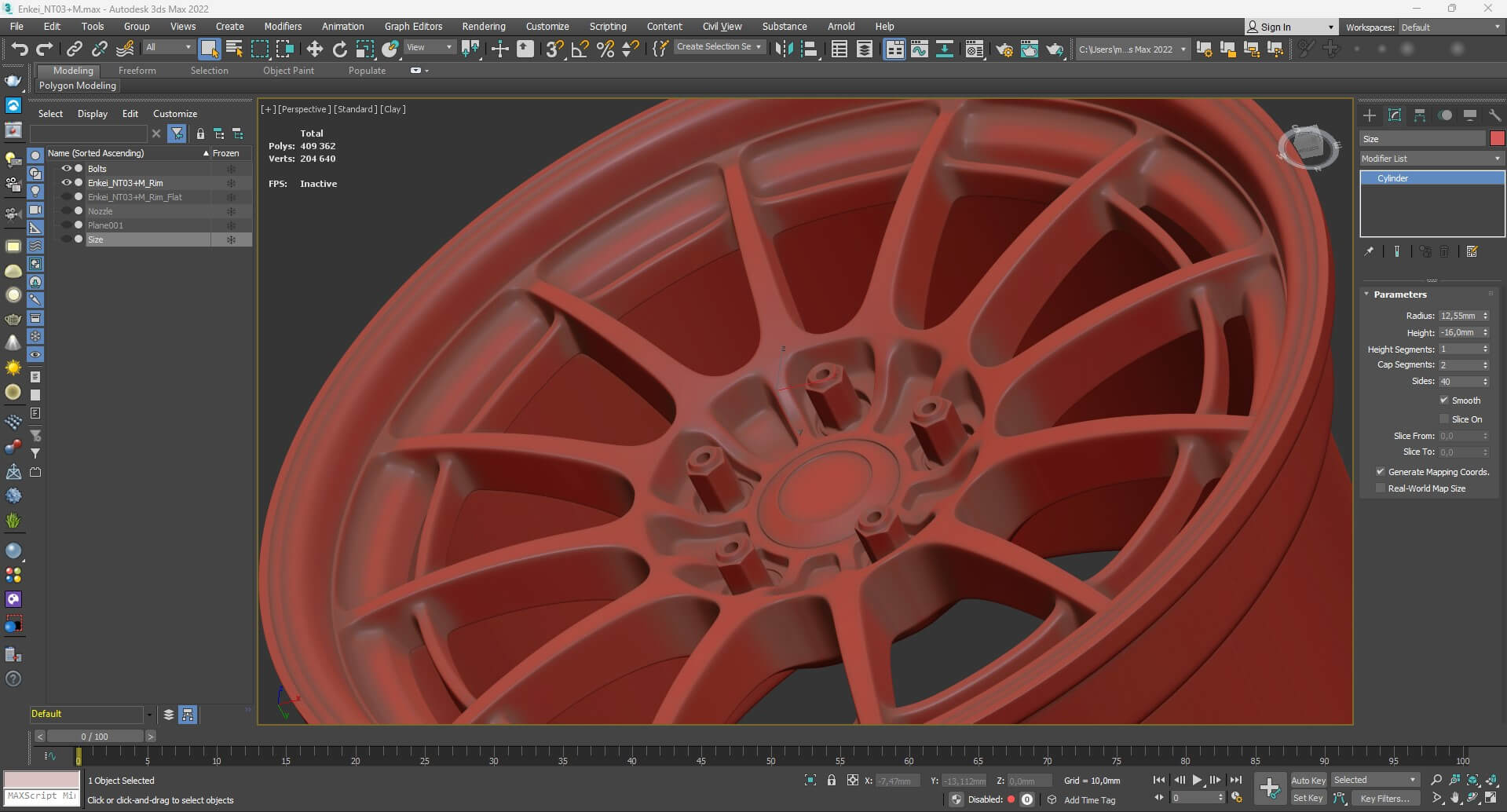 Enkei NT03 M Rim - 3D Model by bayazoff