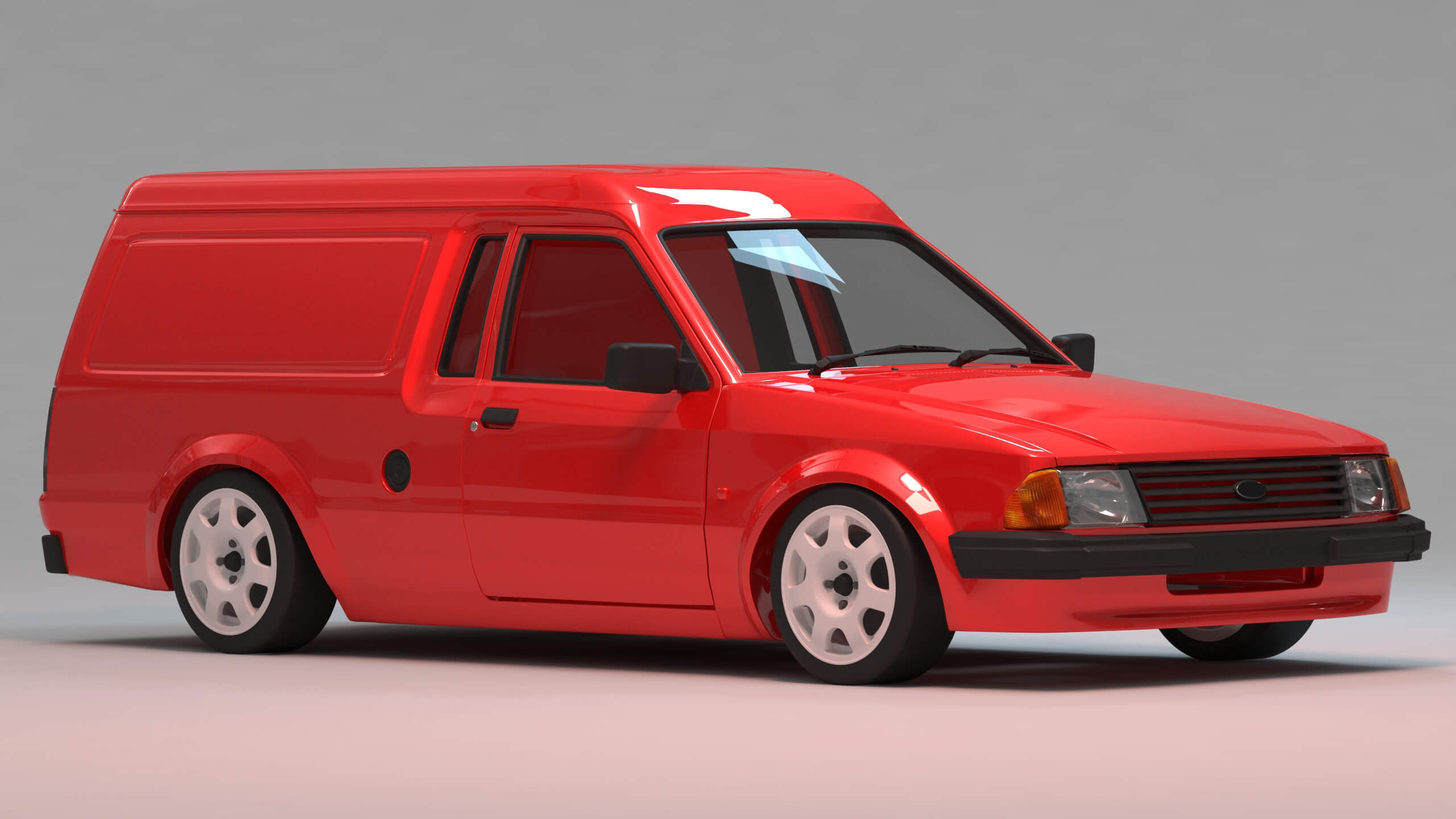 Escort 3rd Gen Van Shell Kit - 3D Model by bayazoff