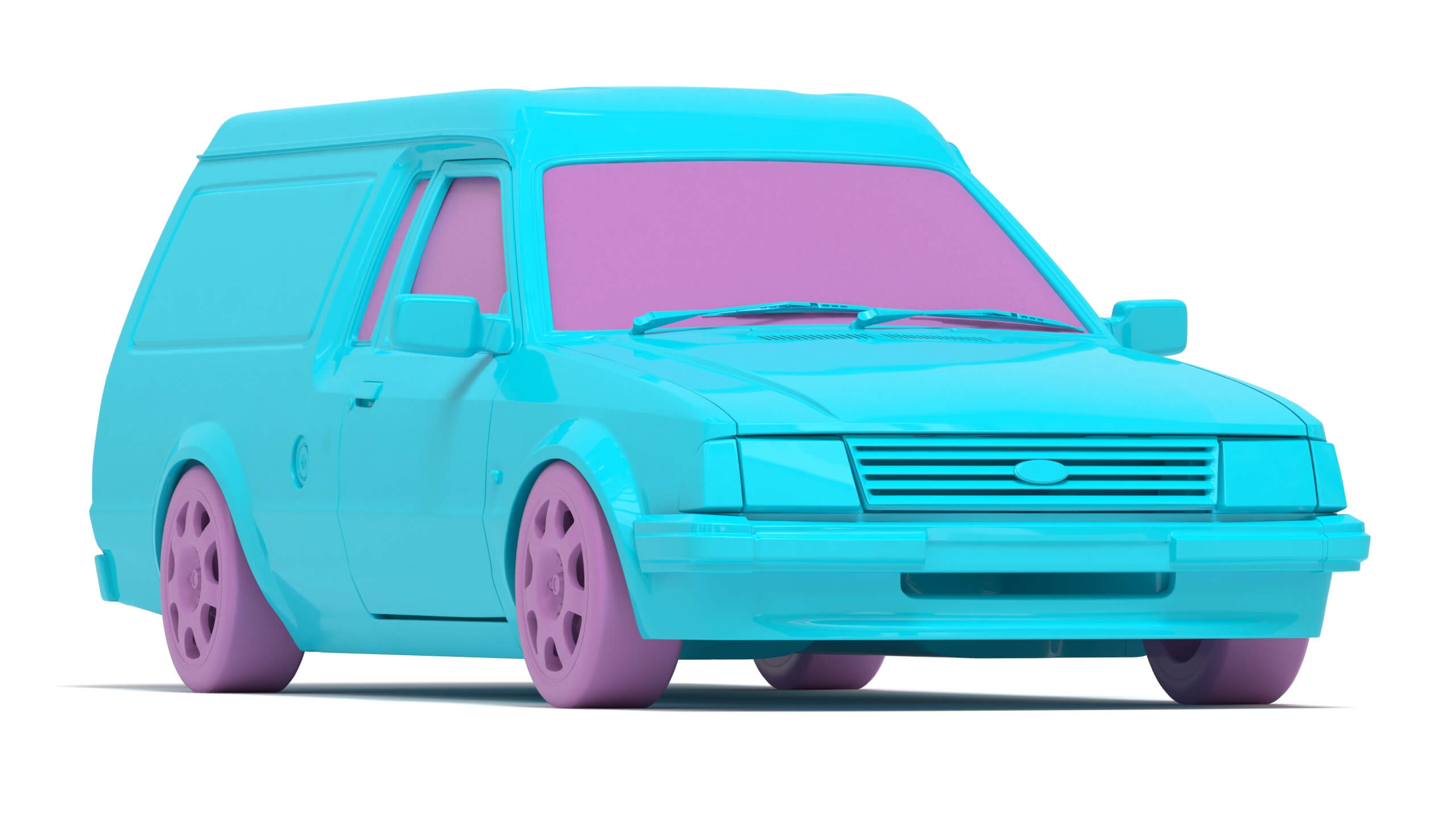 Escort 3rd Gen Van Shell Kit - 3D Model by bayazoff