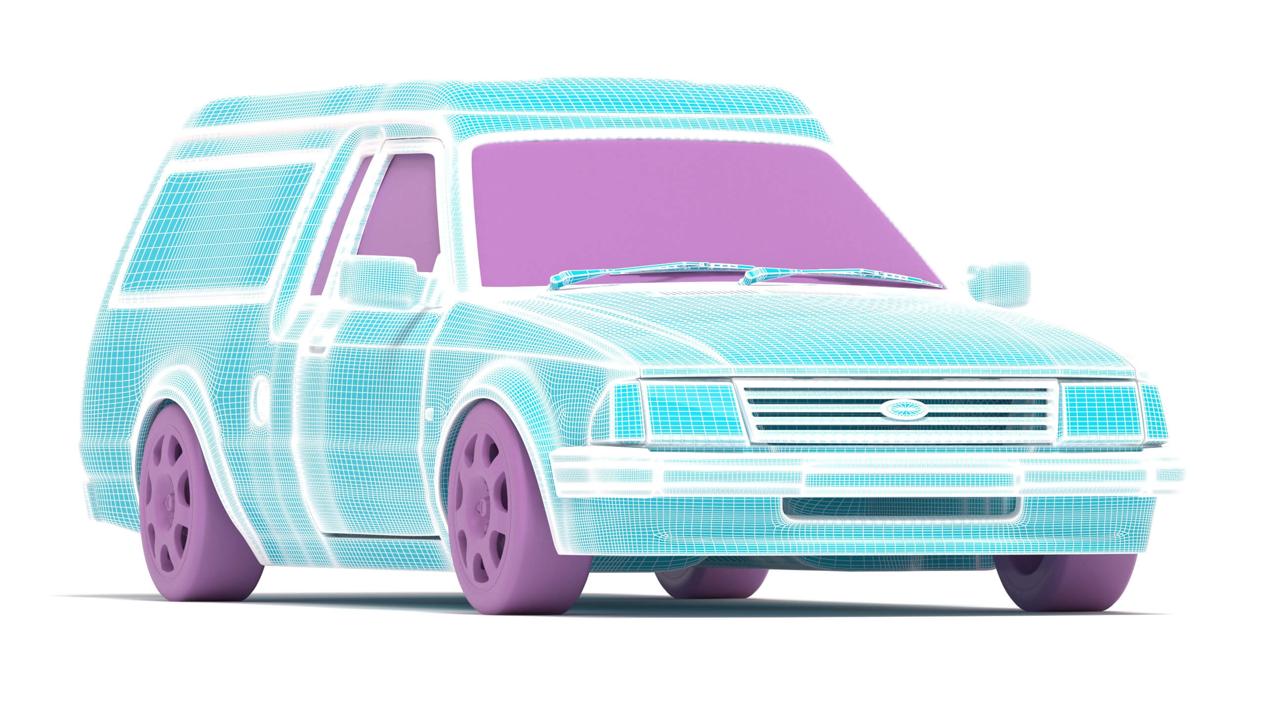 Escort 3rd Gen Van Shell Kit - 3D Model by bayazoff