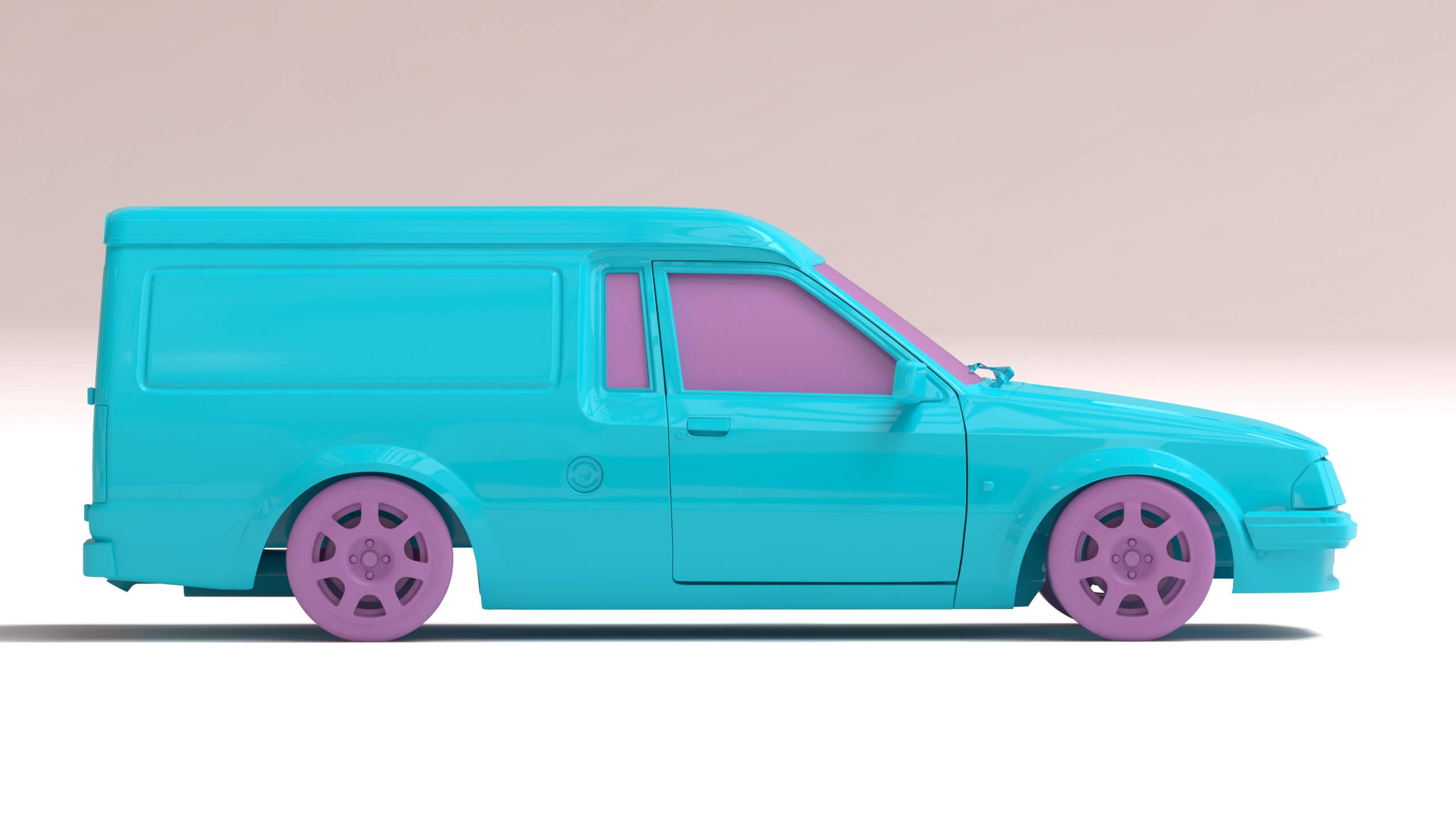 Escort 3rd Gen Van Shell Kit - 3D Model by bayazoff