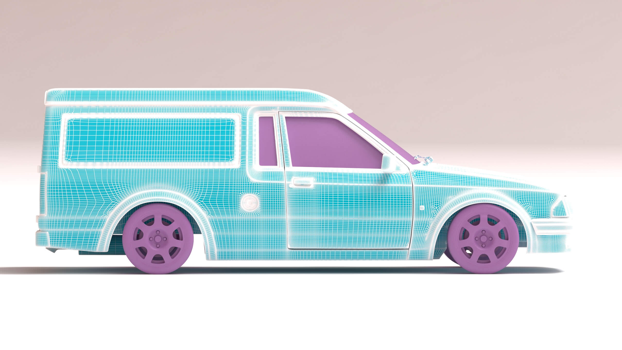 Escort 3rd Gen Van Shell Kit - 3D Model by bayazoff