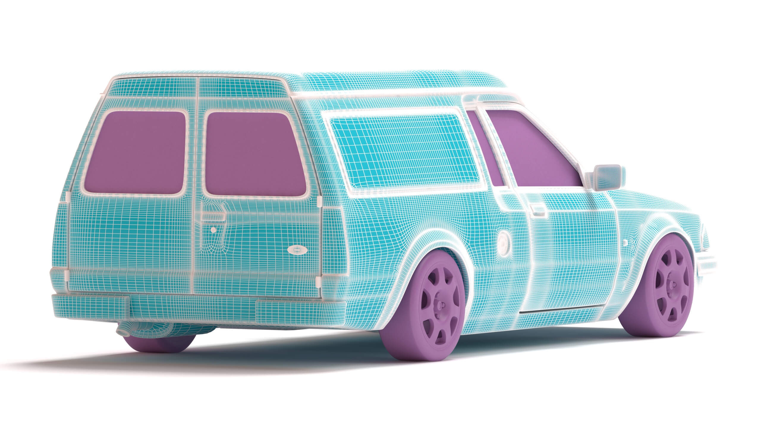 Escort 3rd Gen Van Shell Kit - 3D Model by bayazoff