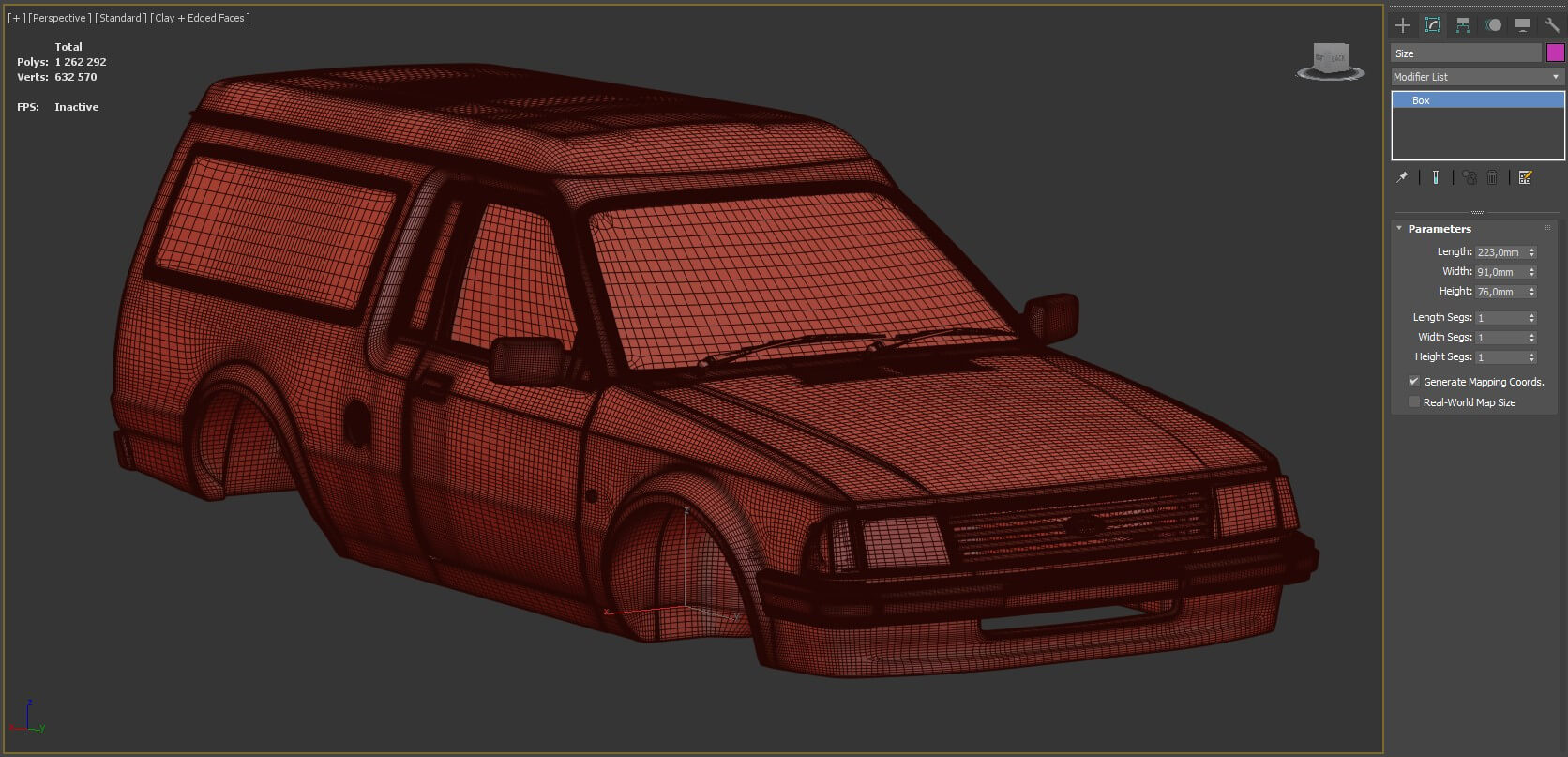 Escort 3rd Gen Van Shell Kit - 3D Model by bayazoff