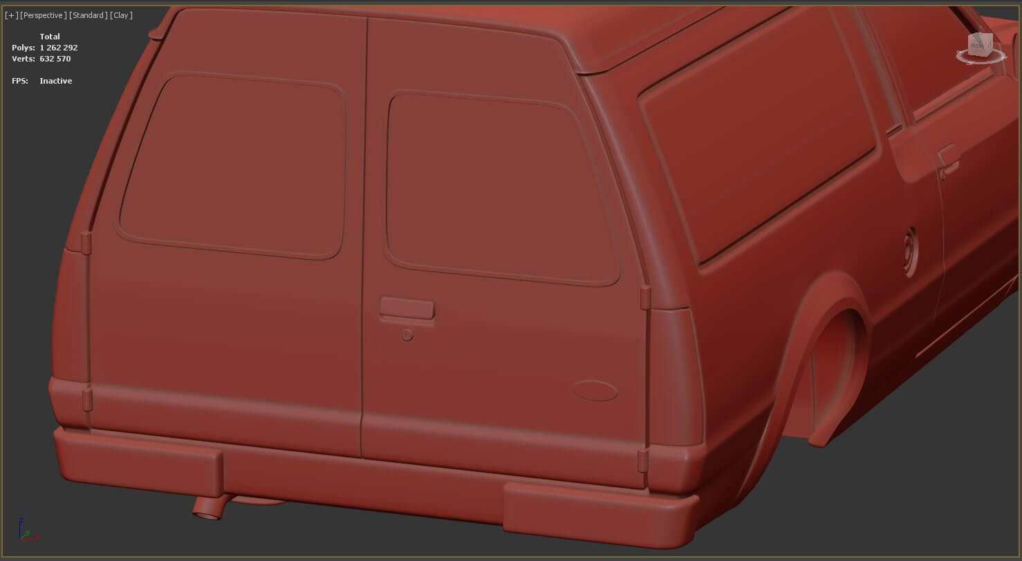 Escort 3rd Gen Van Shell Kit - 3D Model by bayazoff