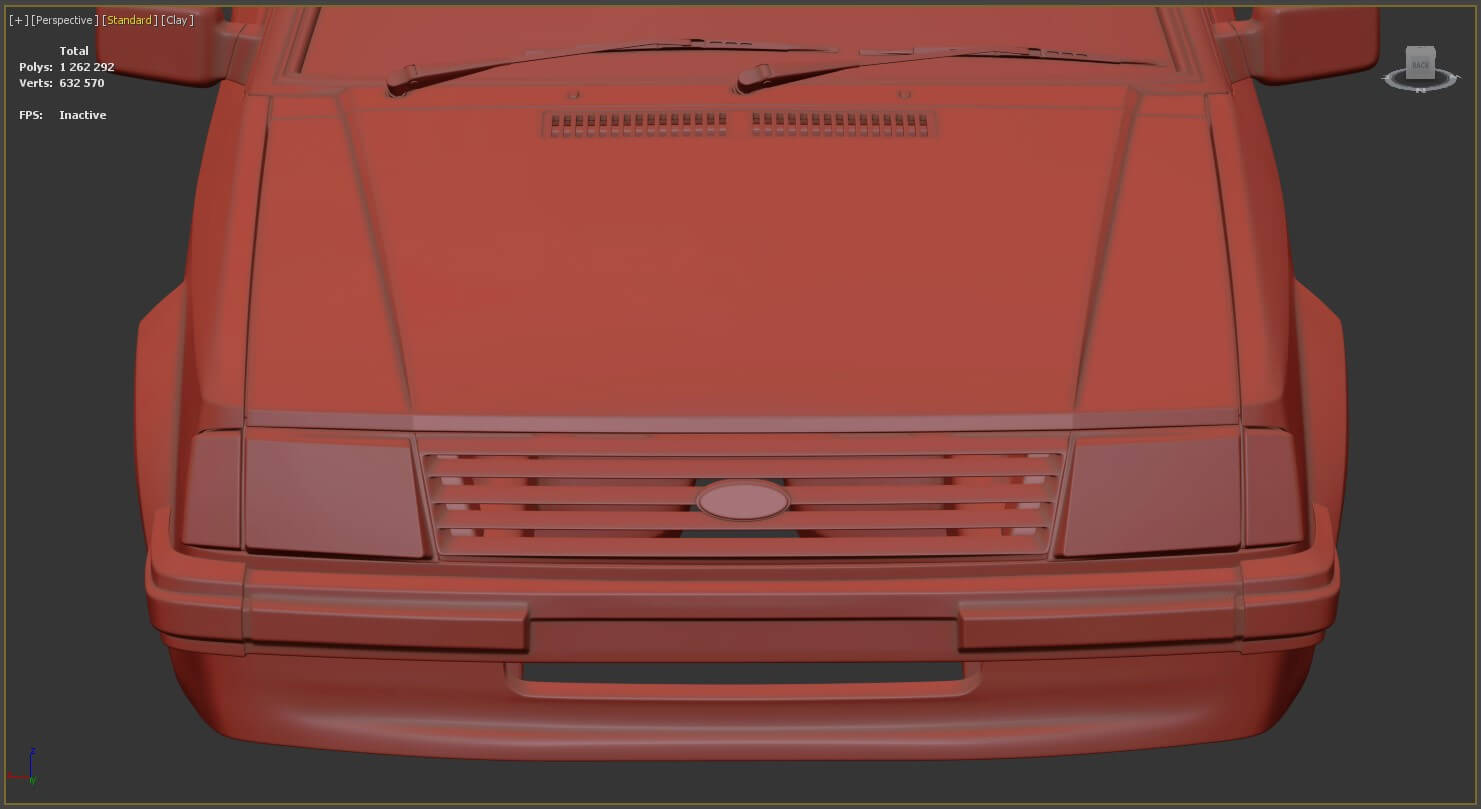 Escort 3rd Gen Van Shell Kit - 3D Model by bayazoff