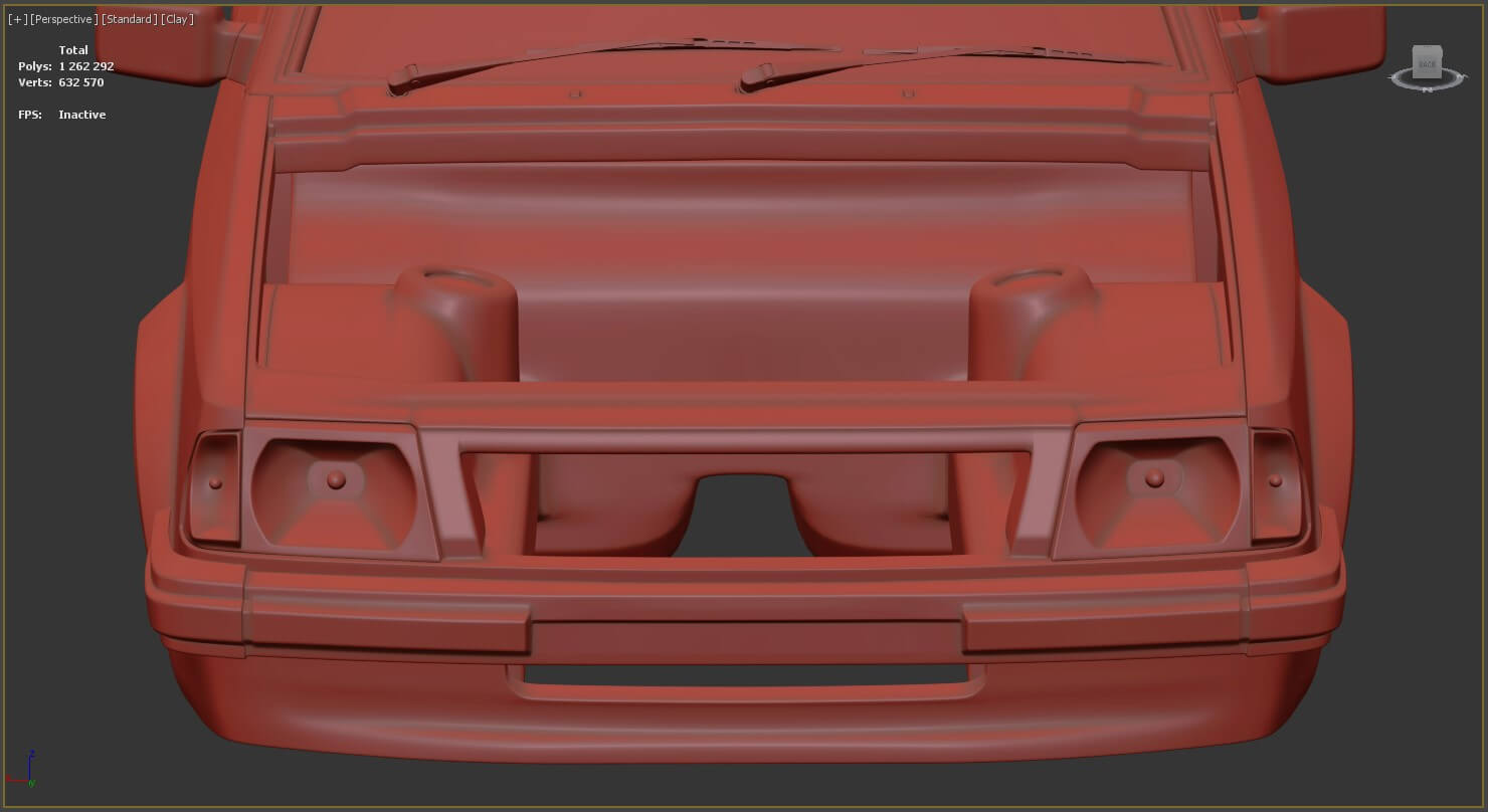 Escort 3rd Gen Van Shell Kit - 3D Model by bayazoff