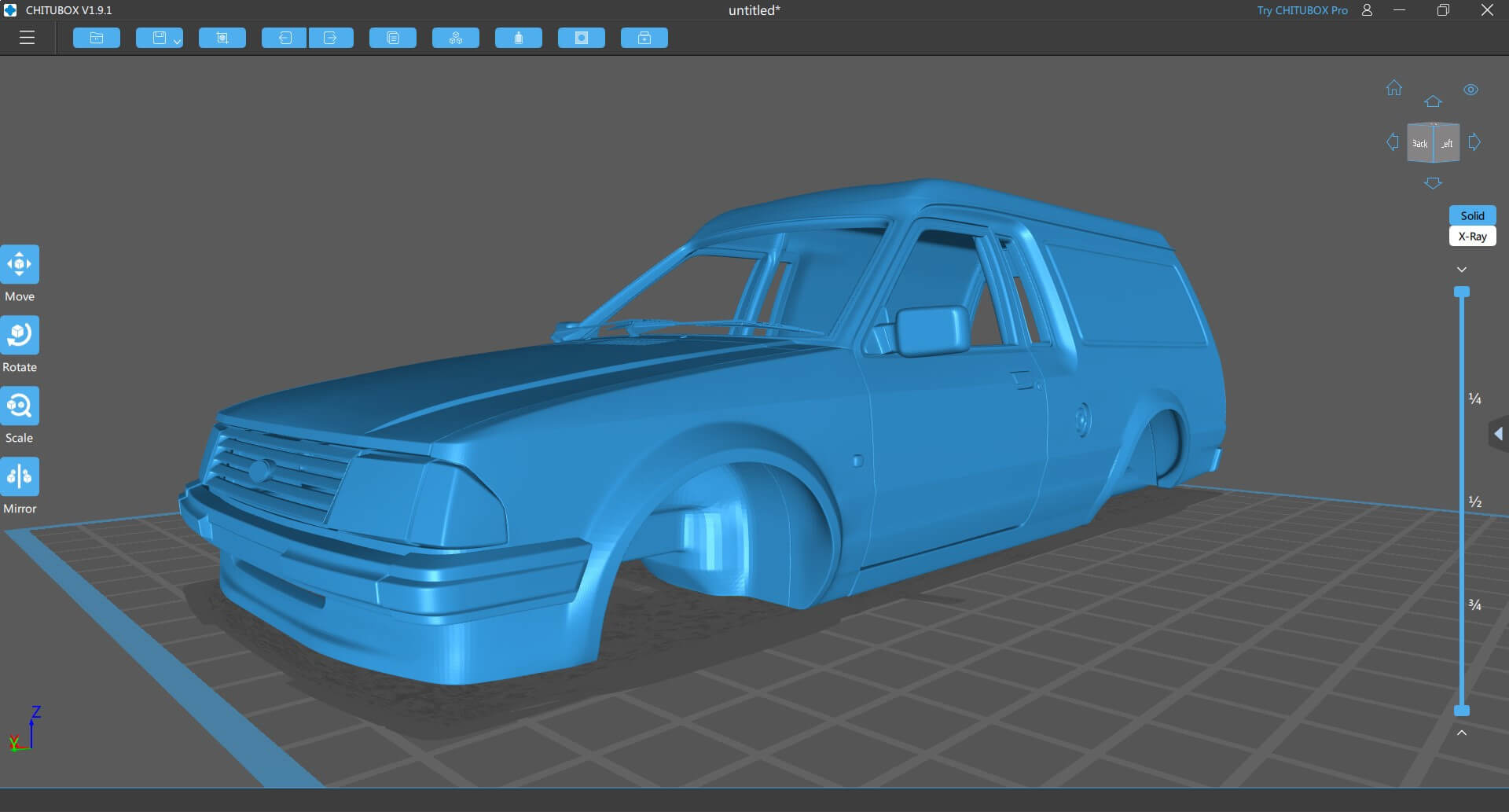 Escort 3rd Gen Van Shell Kit - 3D Model by bayazoff