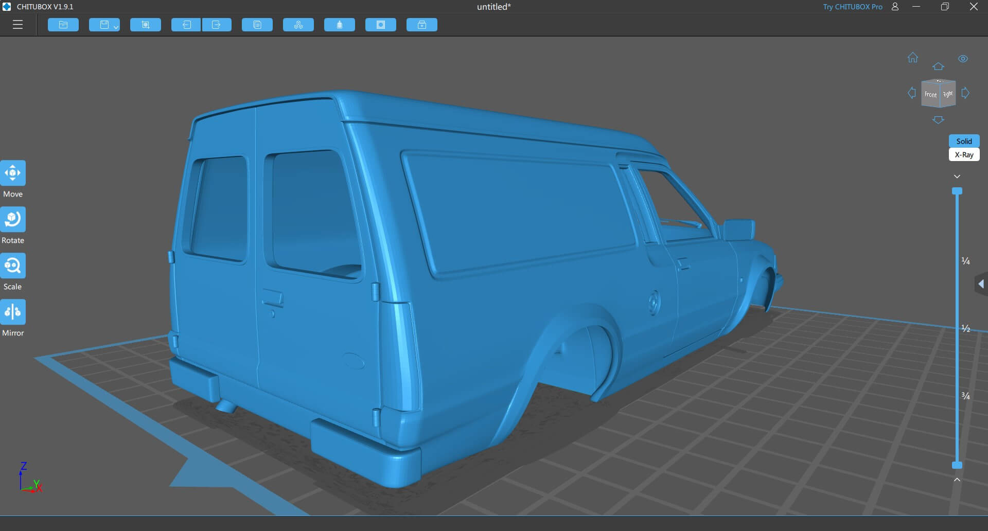 Escort 3rd Gen Van Shell Kit - 3D Model by bayazoff