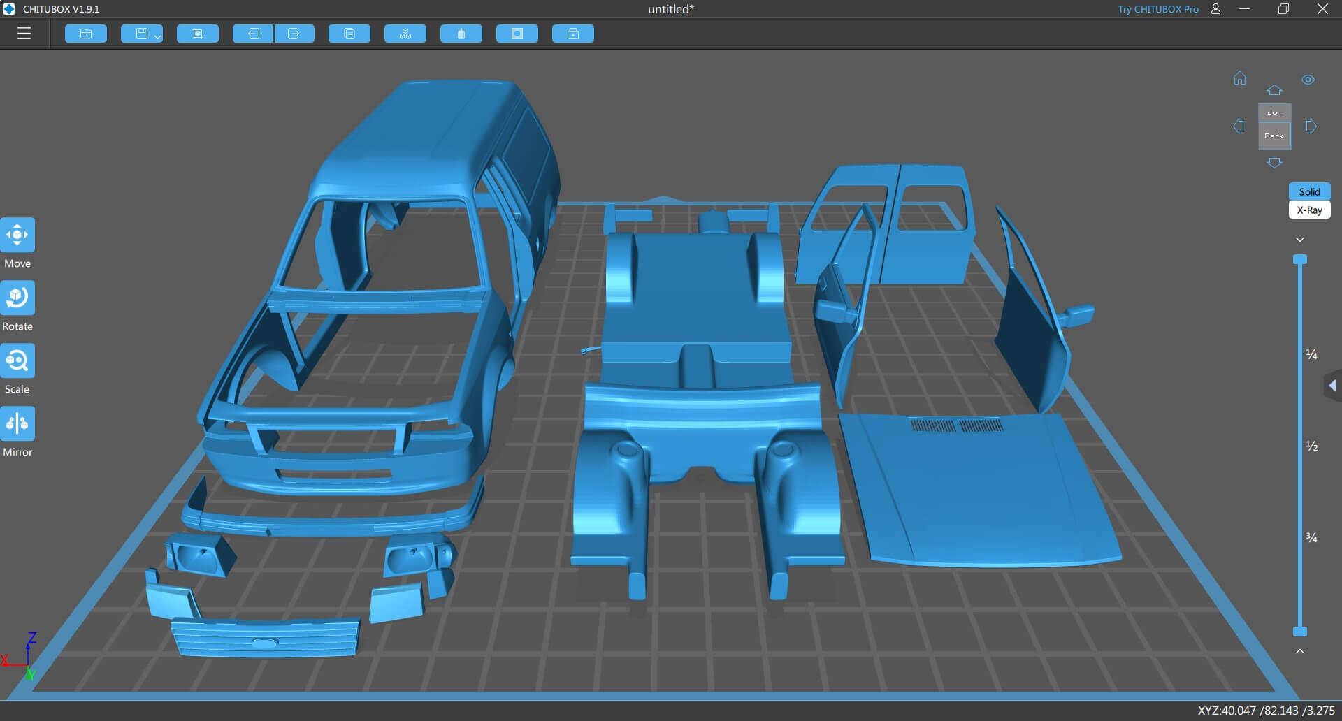 Escort 3rd Gen Van Shell Kit - 3D Model by bayazoff