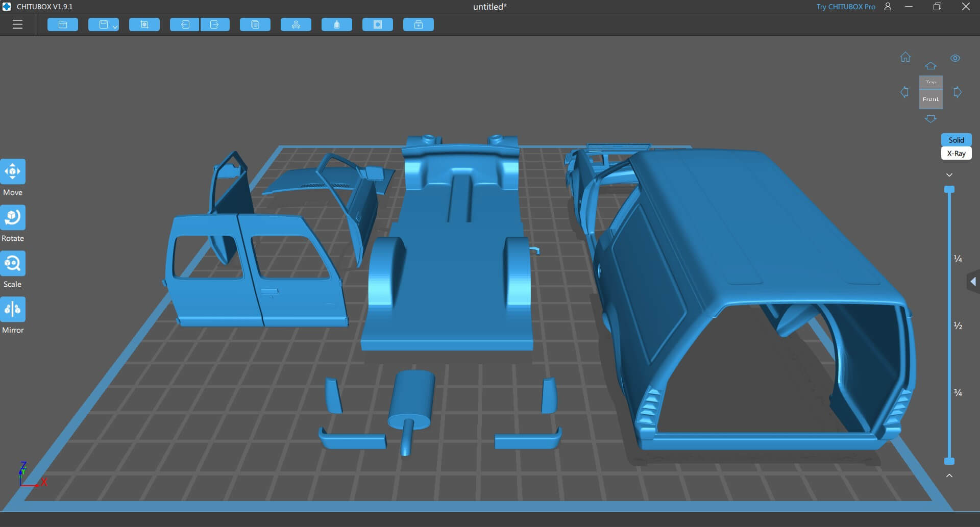 Escort 3rd Gen Van Shell Kit - 3D Model by bayazoff