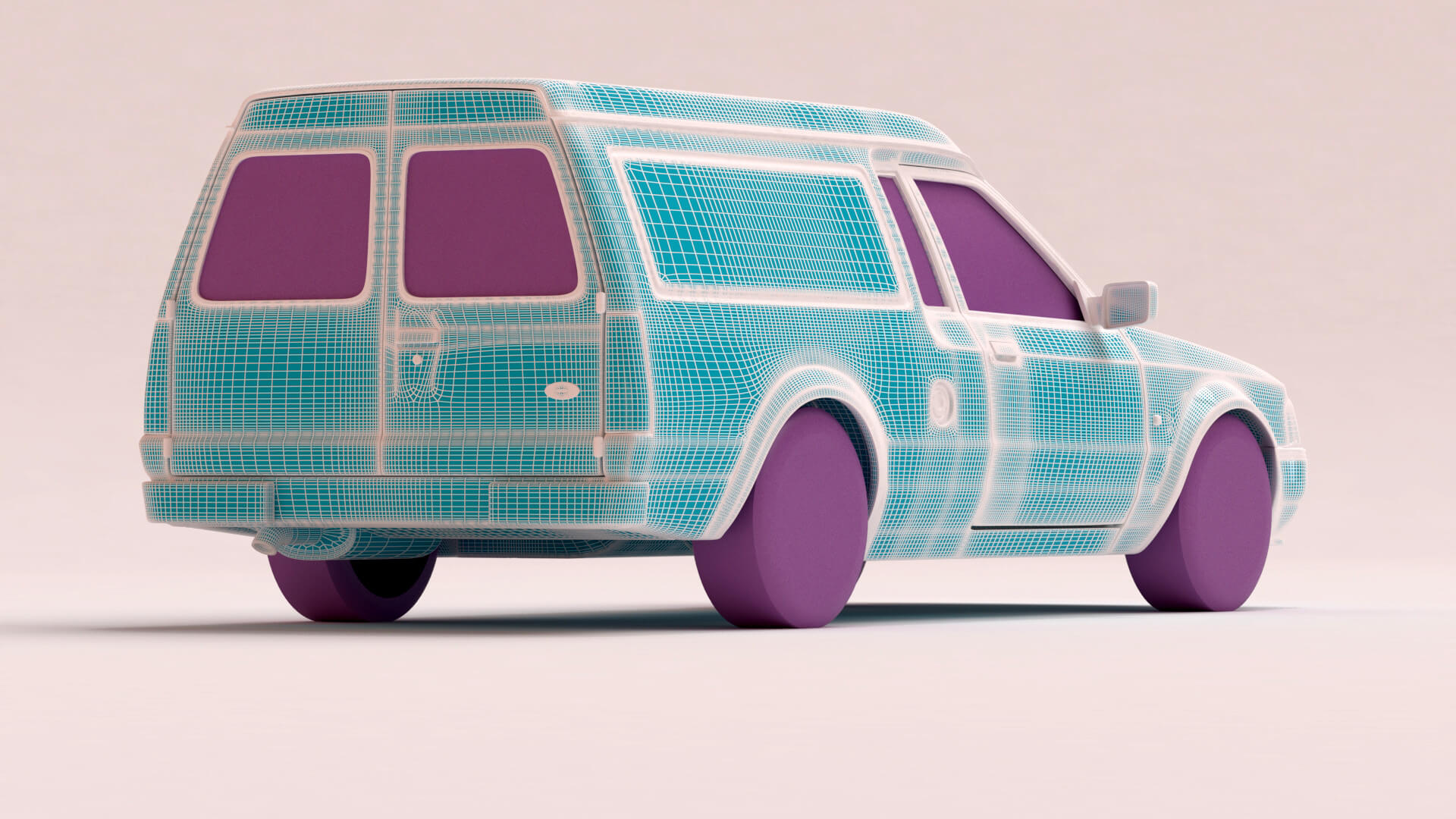 Escort 4Thgen Van Shell Print Kit - 3D Model by bayazoff